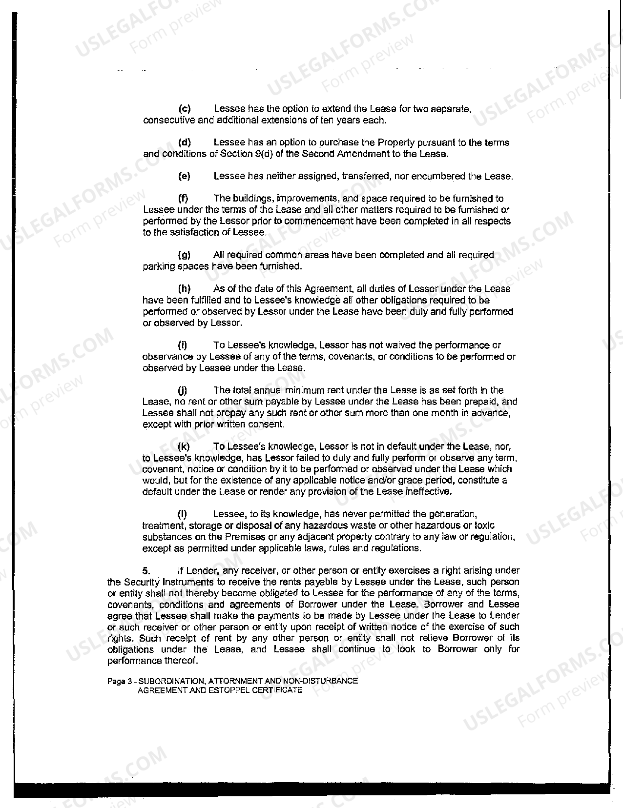 Letter Of Attornment Example | US Legal Forms