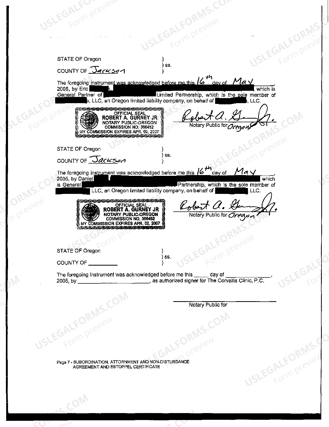 Letter Of Attornment Example | US Legal Forms
