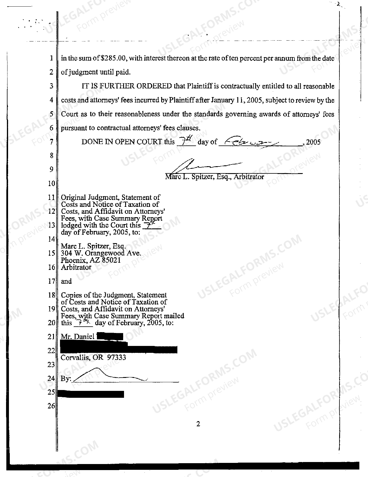 Oregon Judgment | US Legal Forms