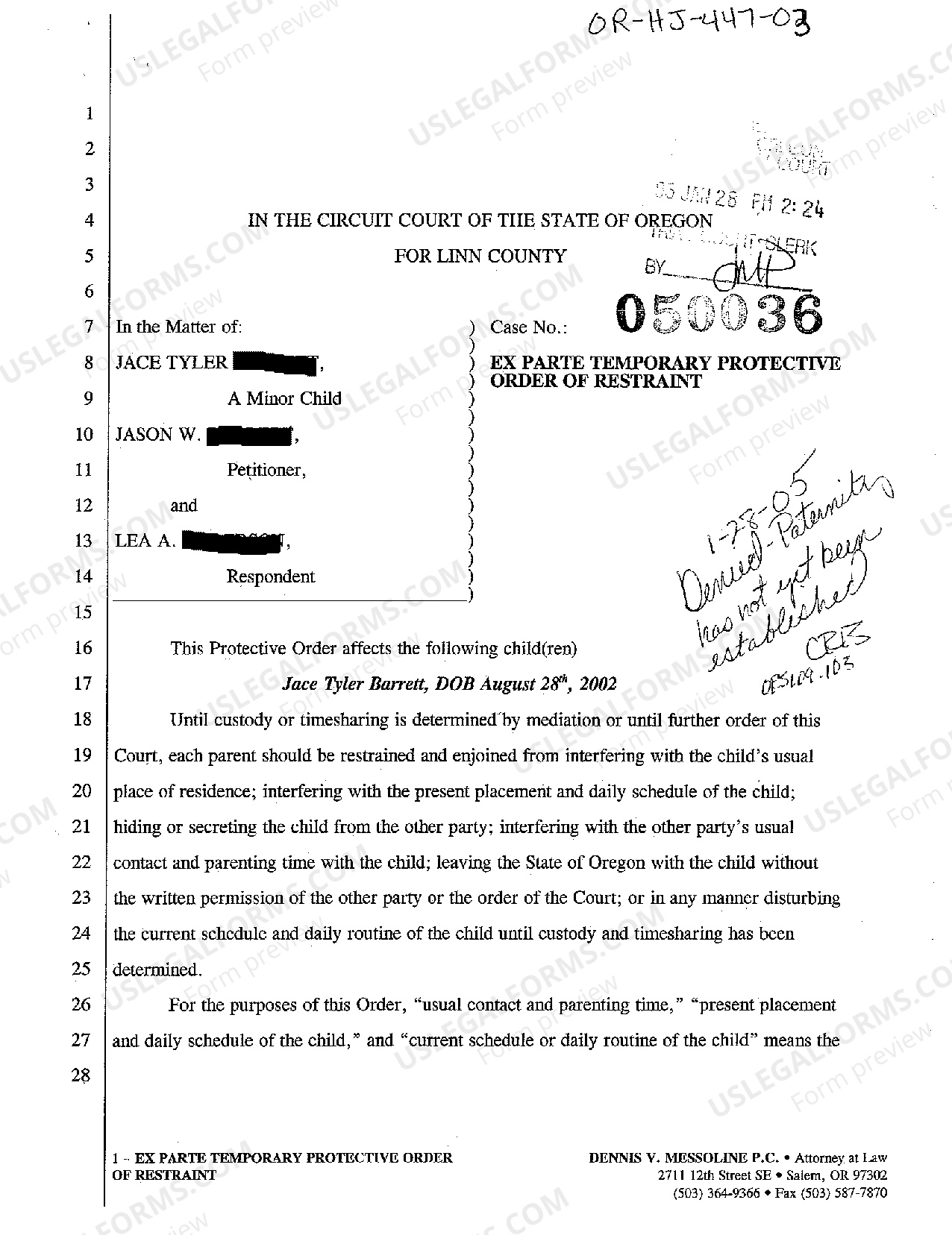Name Change In Alabama For A Child With Autism | US Legal Forms