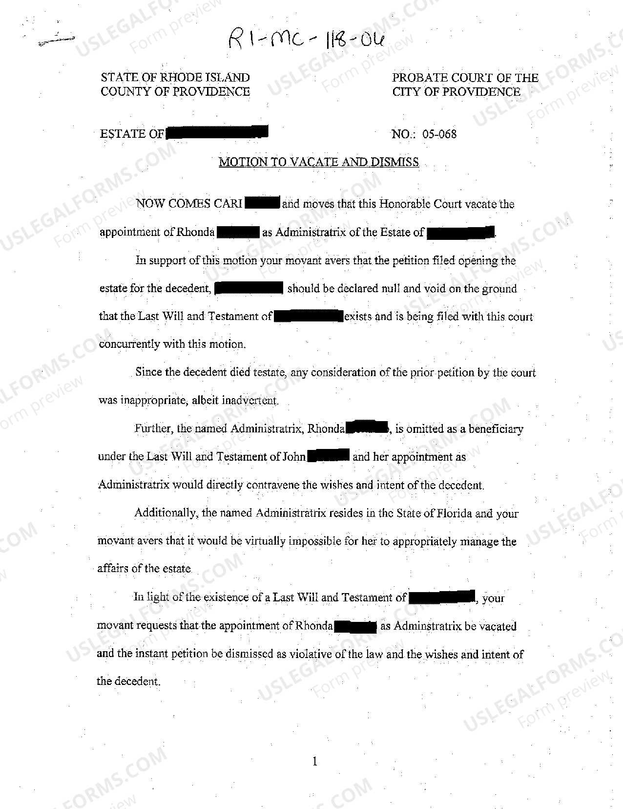 New York Application for Index Number - Cplr 306 | US Legal Forms