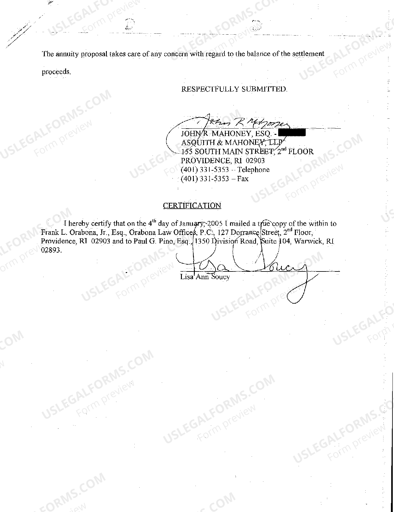 Rhode Island Guardian Ad Litem's Report | US Legal Forms