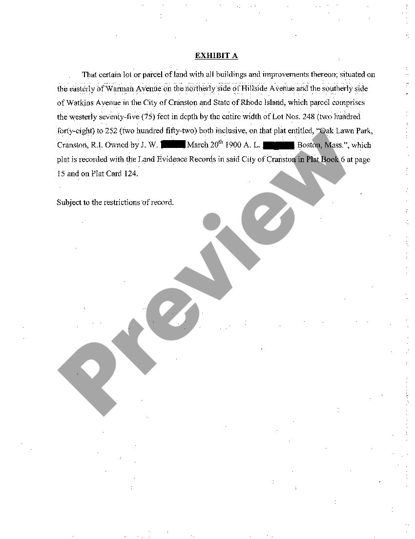 Rhode Complaint For Partition Of Real Estate And Appointment Of 