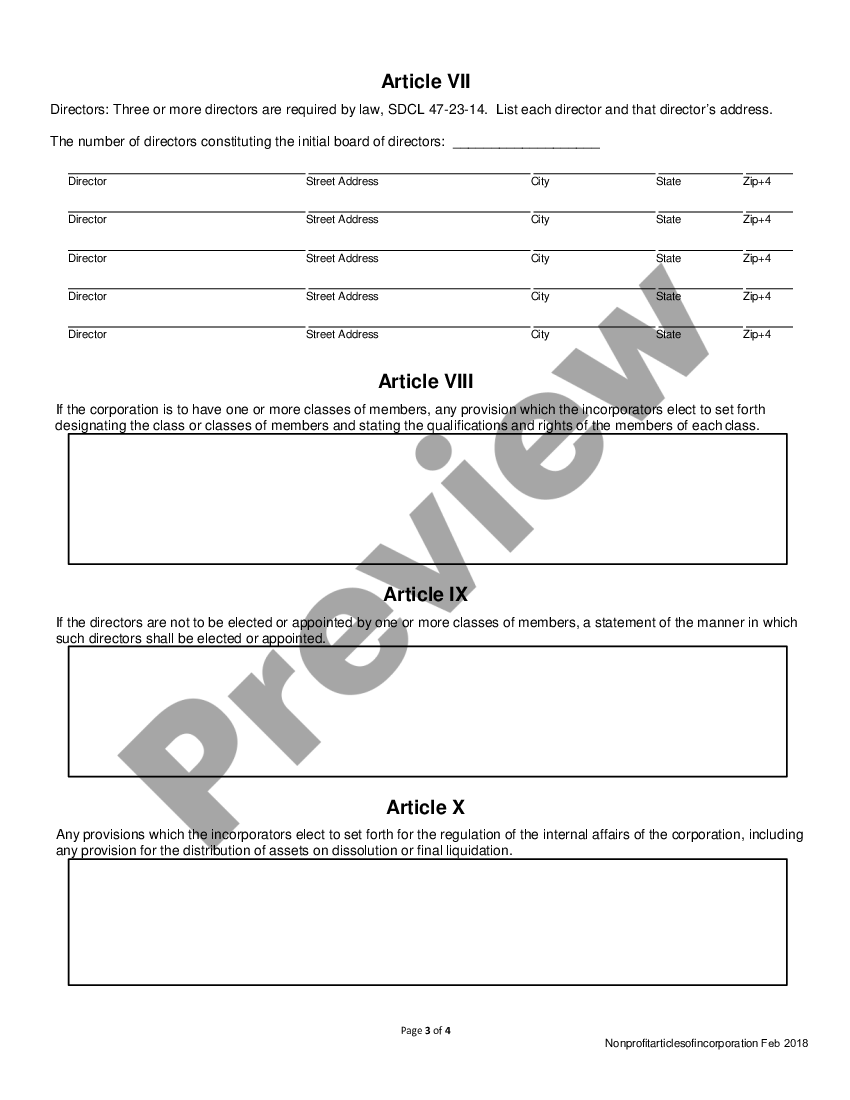 North Charleston South Carolina Articles Of Incorporation For Domestic