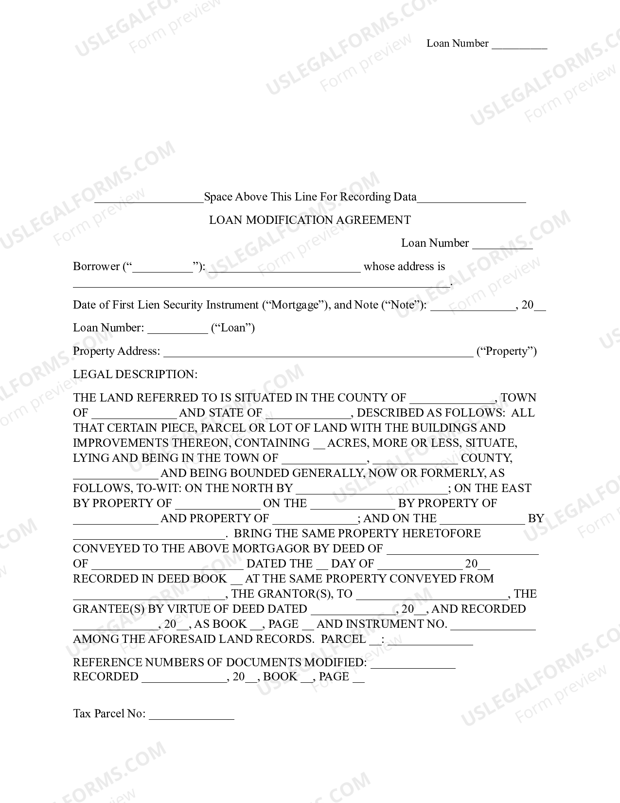 South Carolina Loan Modification Agreement | US Legal Forms