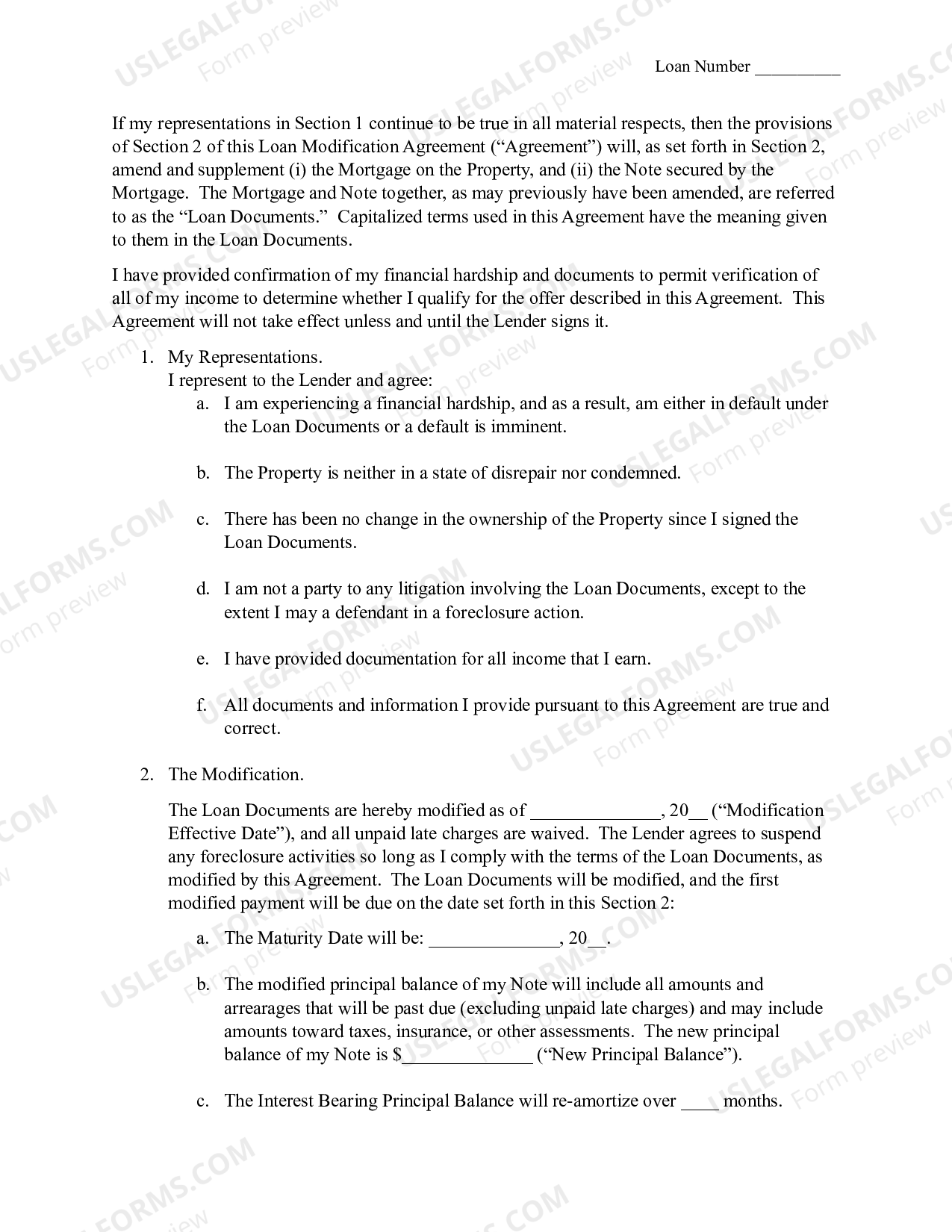 South Carolina Loan Modification Agreement | US Legal Forms