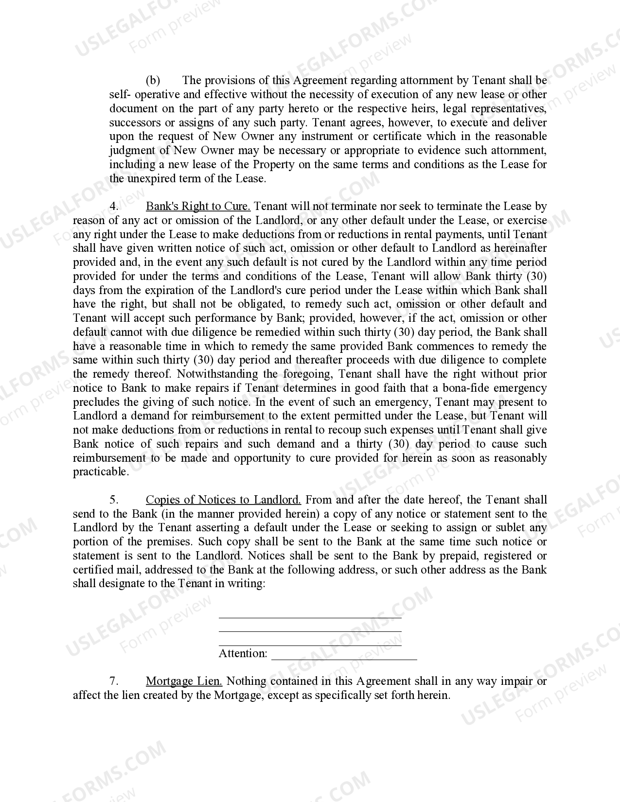 South Carolina Subordination, Non-disturbance and Attornment Agreement | US Legal Forms