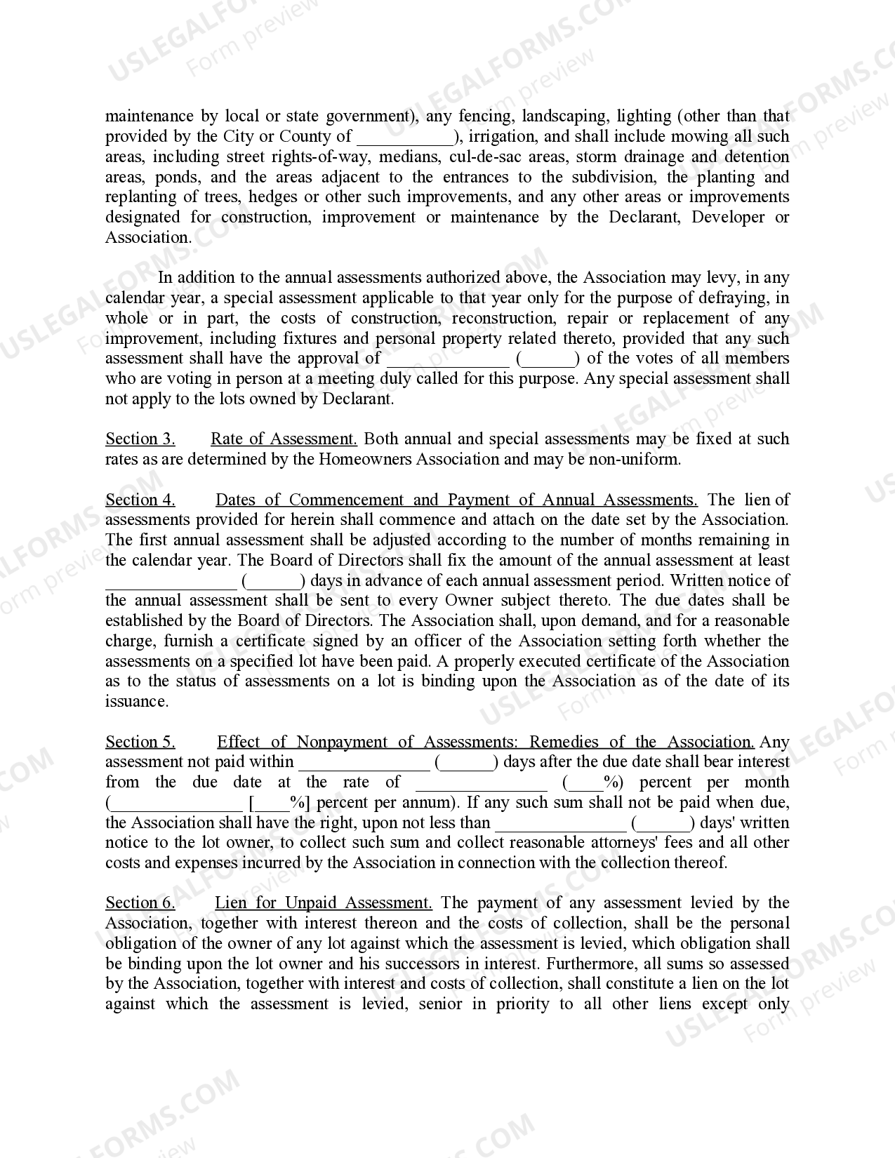 South Carolina Declaration of Covenants - Sc Covenants Restrictions ...