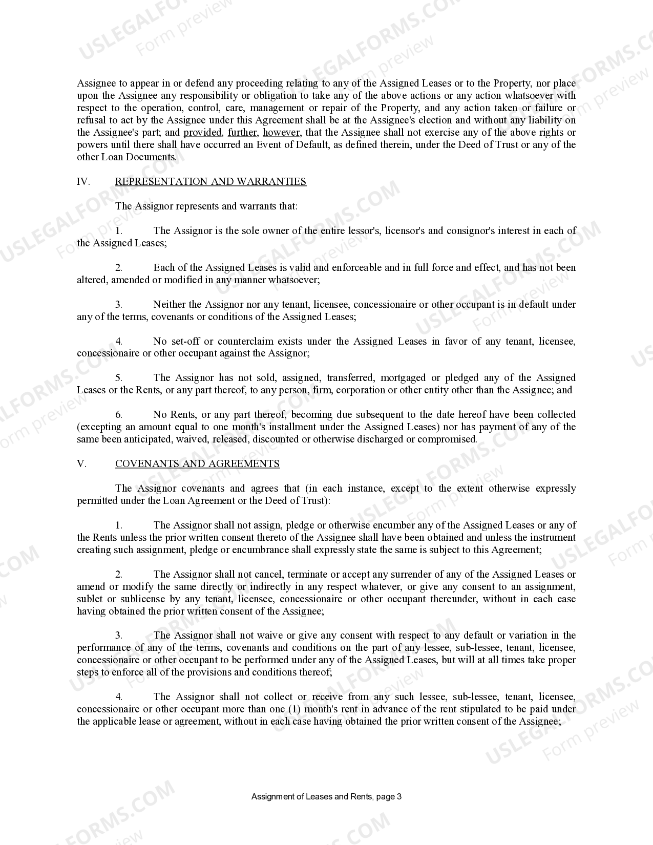 Assignment Of Rents Example US Legal Forms Assignment Of Rents Example US Legal Forms