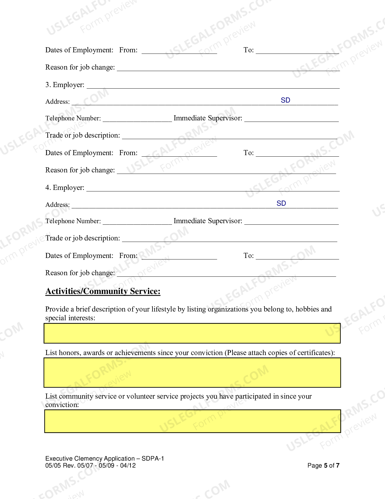 Application For Executive Clemency With The Concurrence Of Congress ...