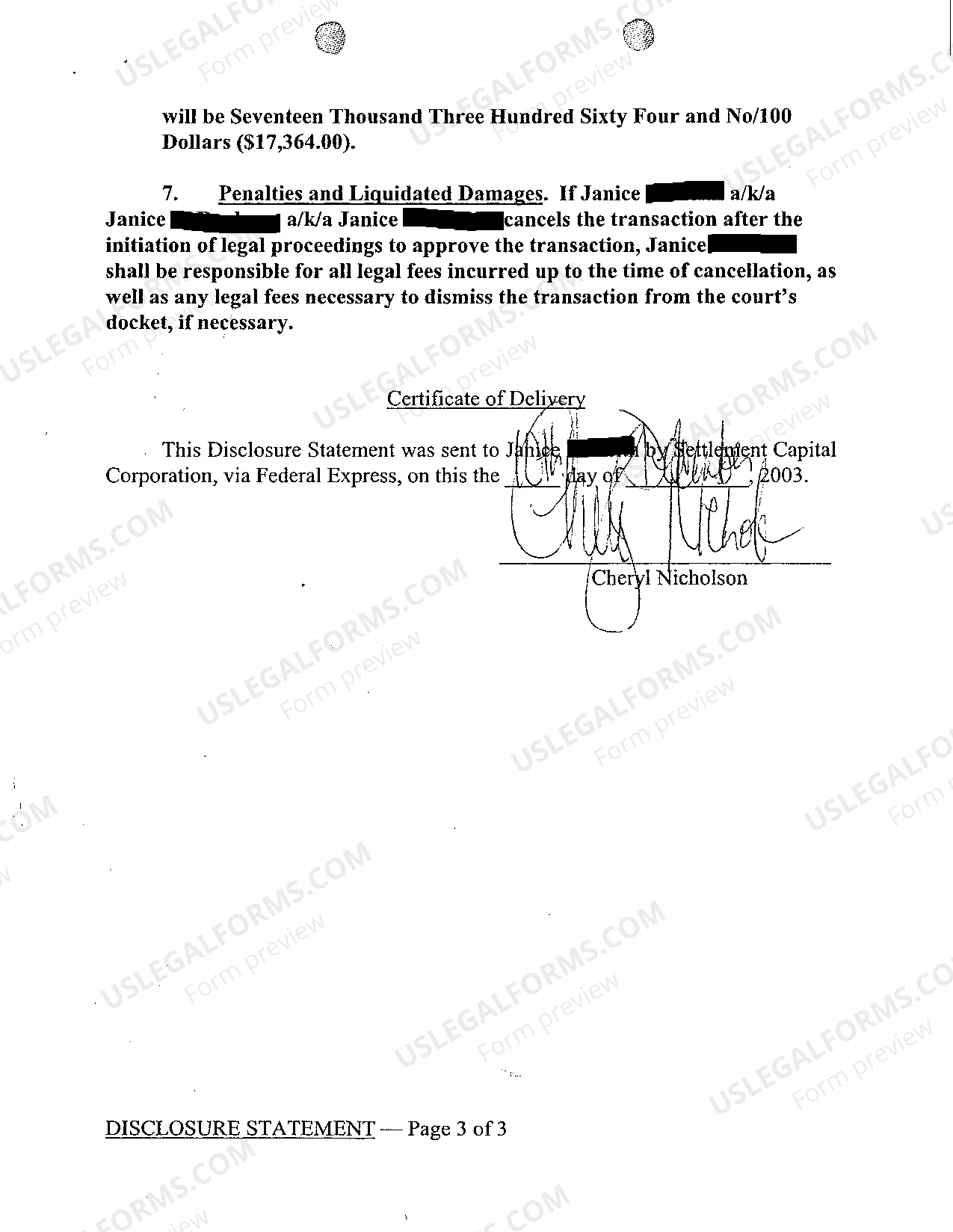 Tennessee Seller's Disclosure Statement For Medical Device Security ...