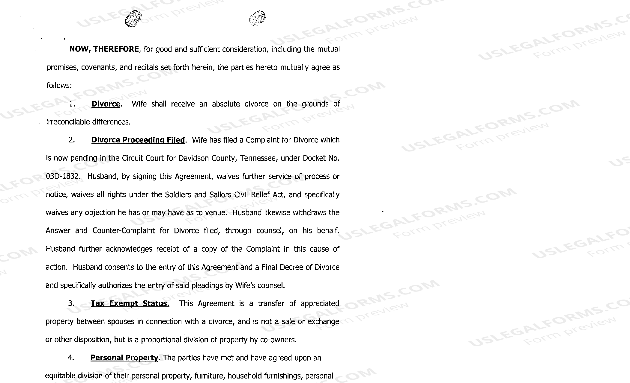 Final Decree Of Divorce Form Tennessee | US Legal Forms