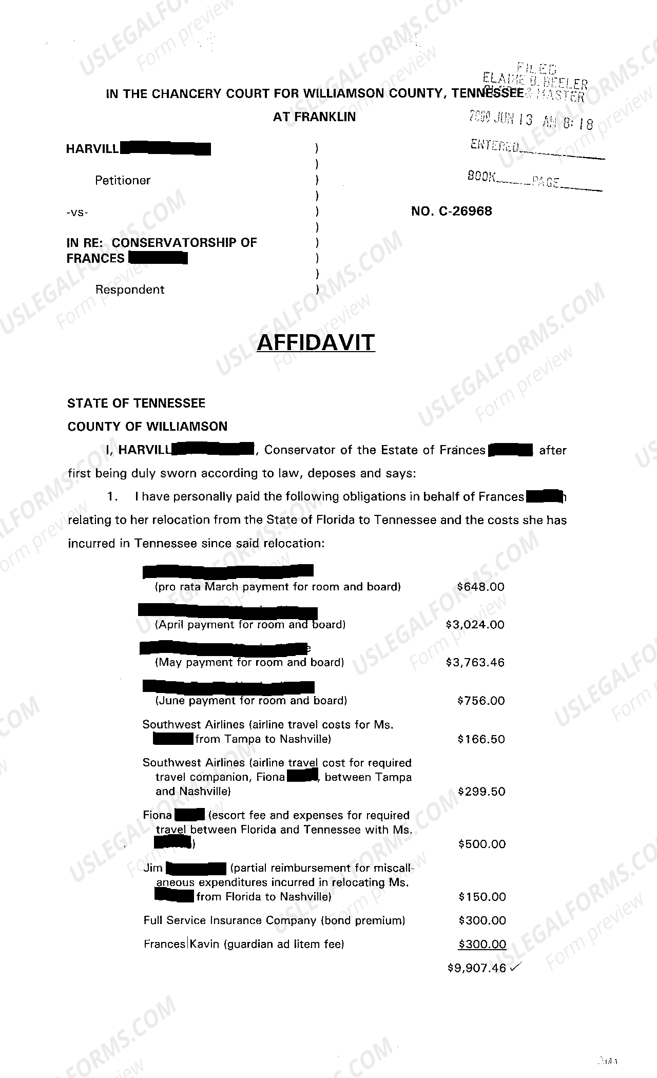 Tennessee Letter of Conservatorship - Tennessee Conservatorship Forms ...