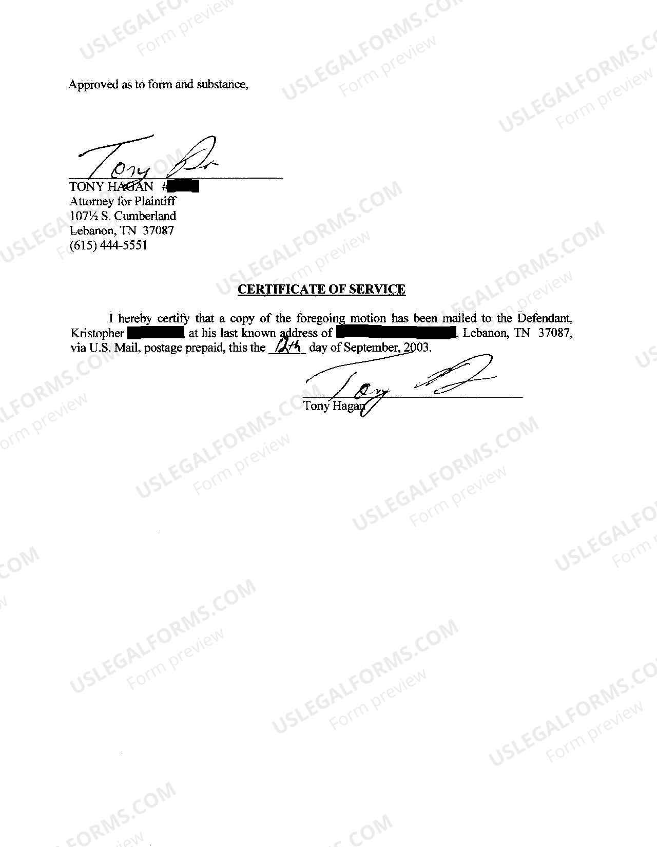 Tennessee Order for Default Judgment and Termination of Parental Rights ...