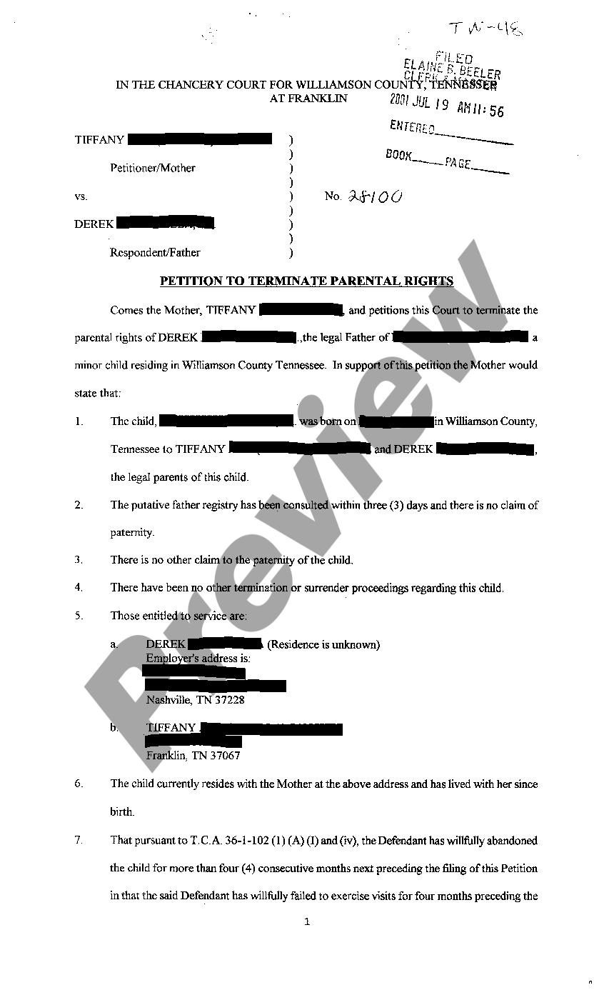 Printable Voluntary Termination Of Parental Rights Form Texas 2020 2022 Fill And Sign Printable 