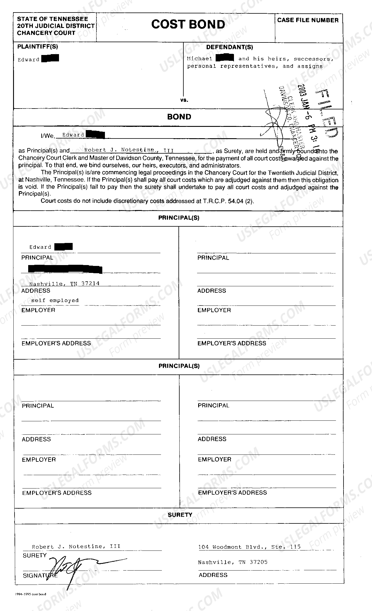 Tennessee Complaint by Owner to Assume Possession of Property ...
