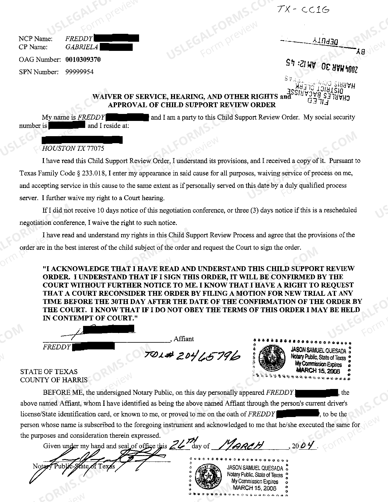 Texas Waiver of Service | US Legal Forms