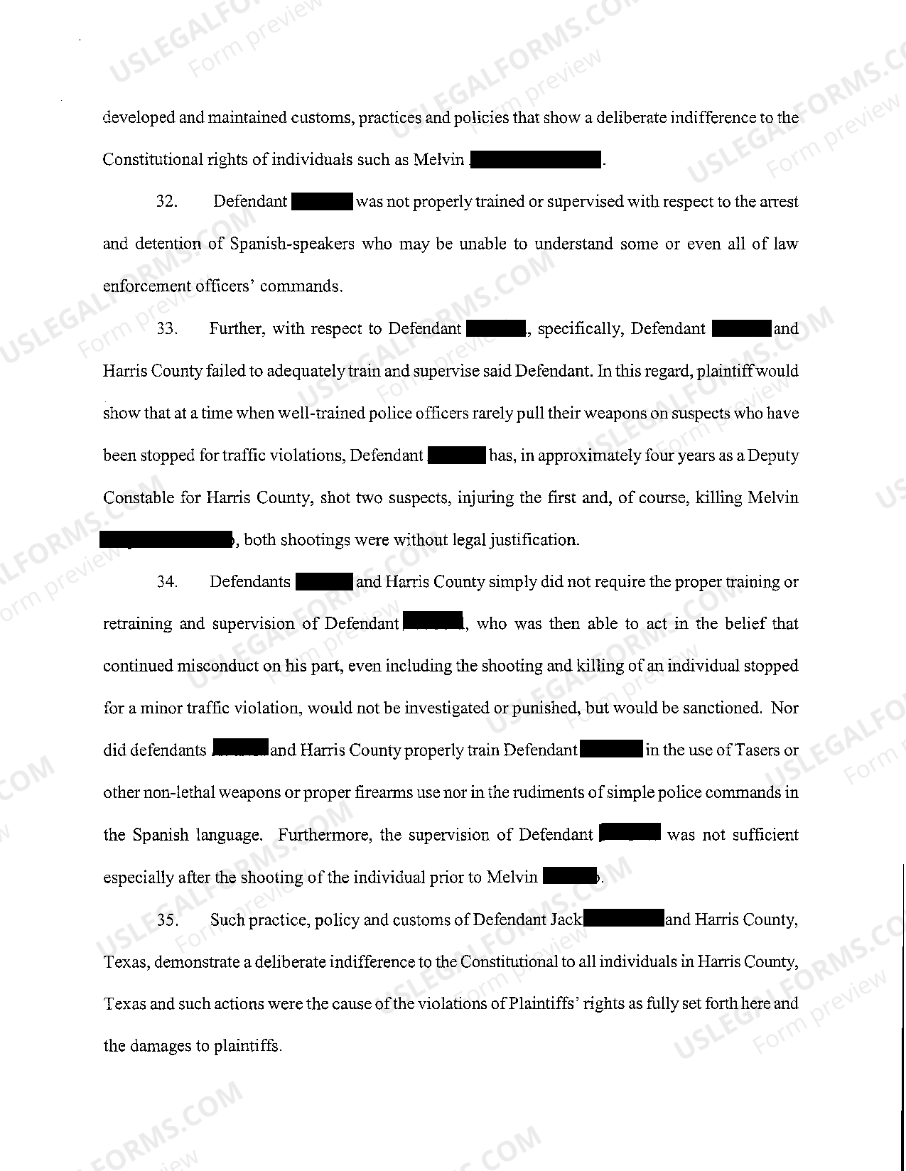 Texas Plaintiffs Original Petition for Employment Discrimination | US ...