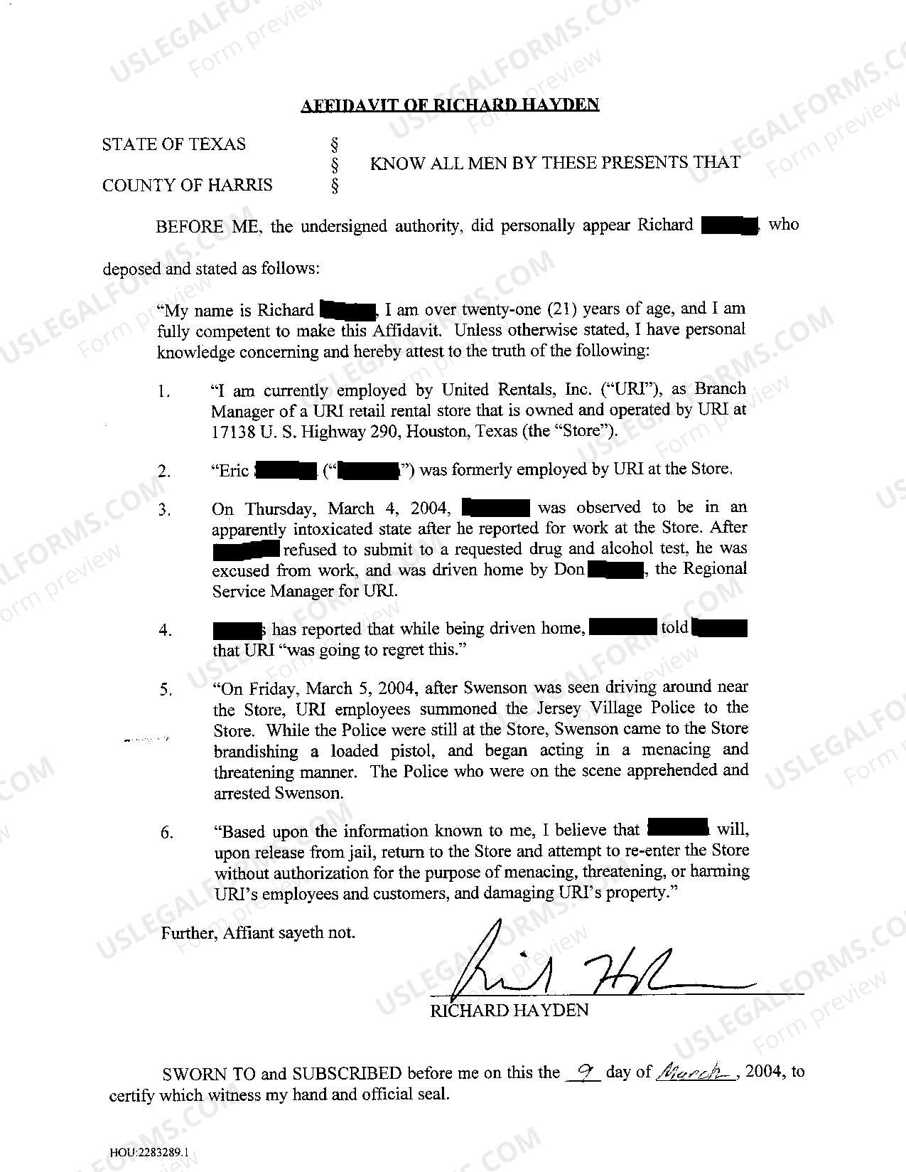 Texas Petition Application for Restraining Order Injunction regarding Harassment | US Legal Forms