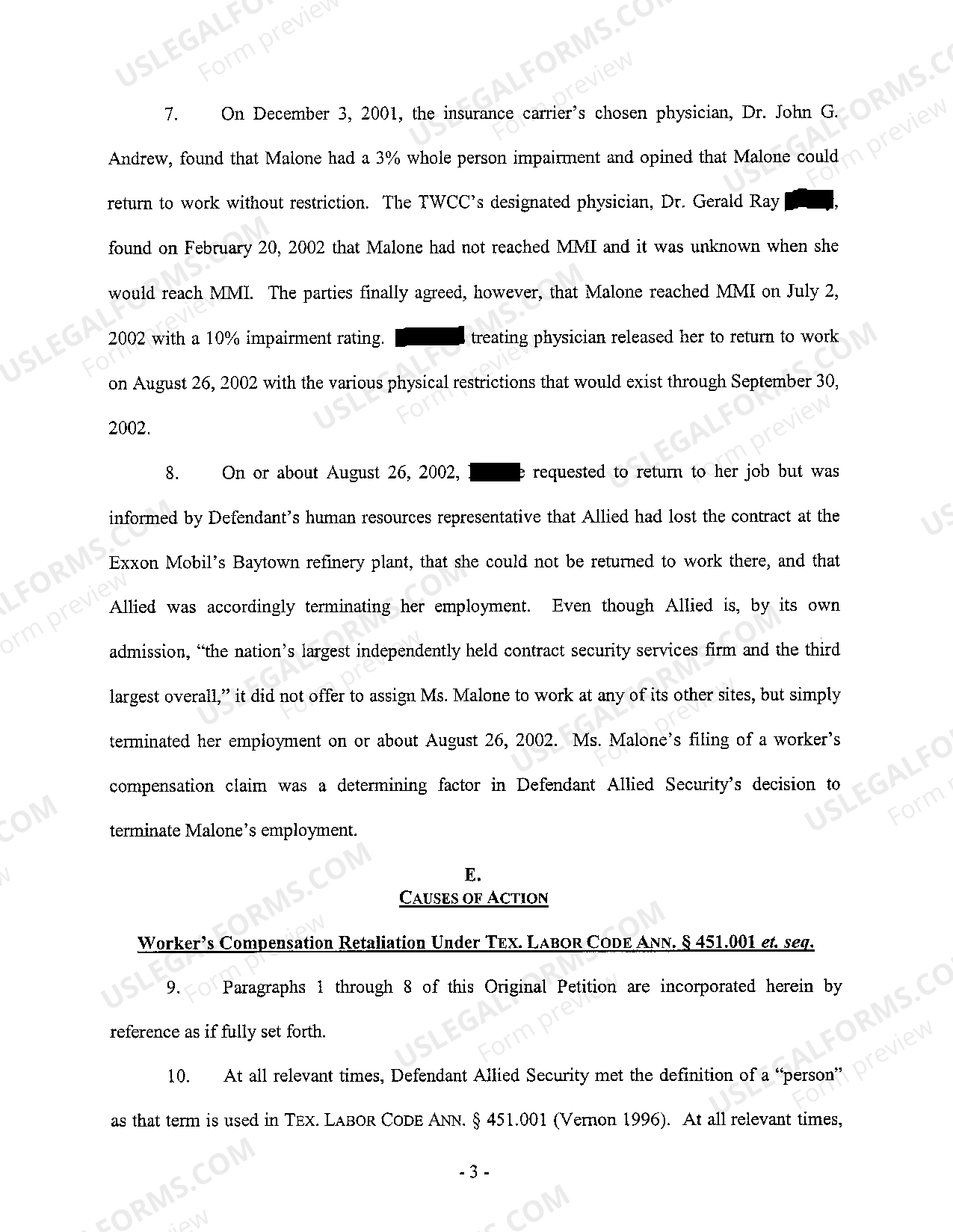 Texas Plaintiffs Original Petition Jury Demand and Request for ...