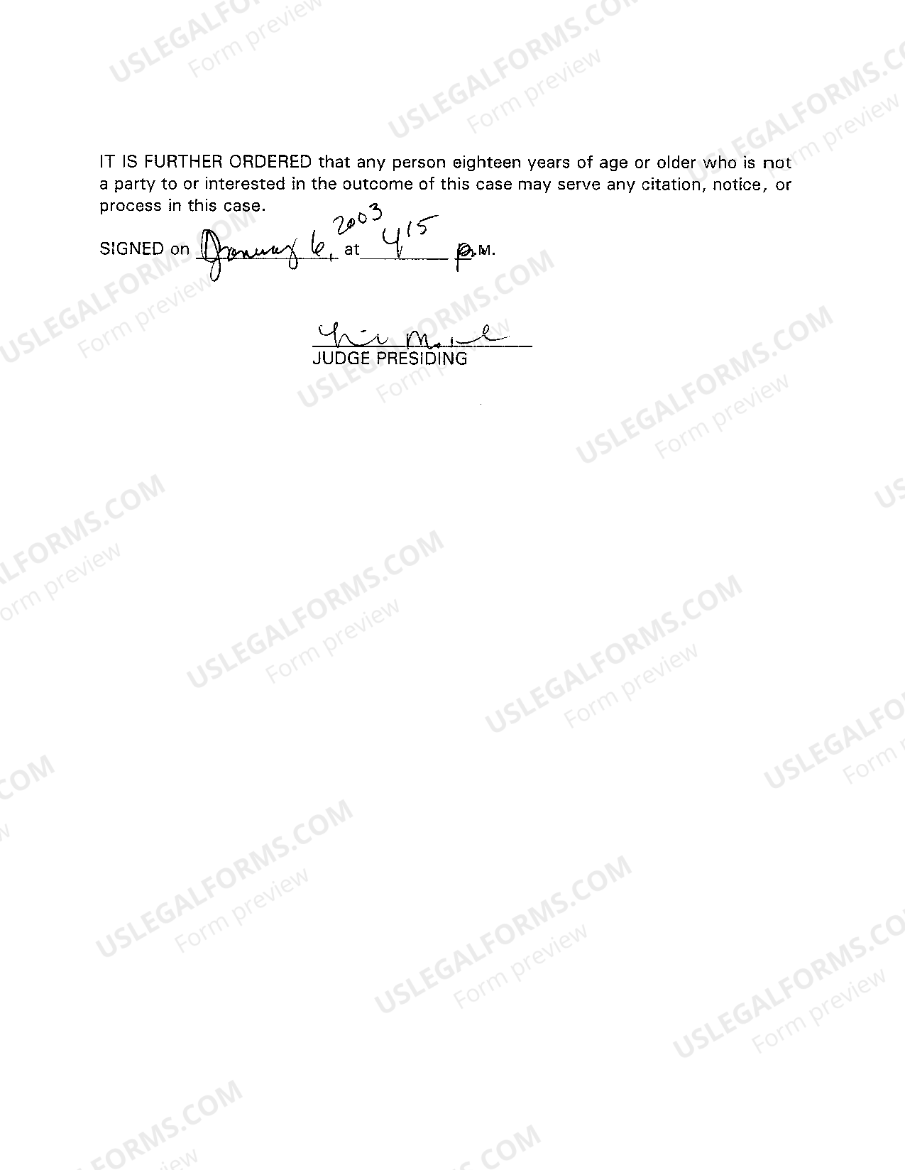 Waco Texas Temporary Restraining Order | US Legal Forms