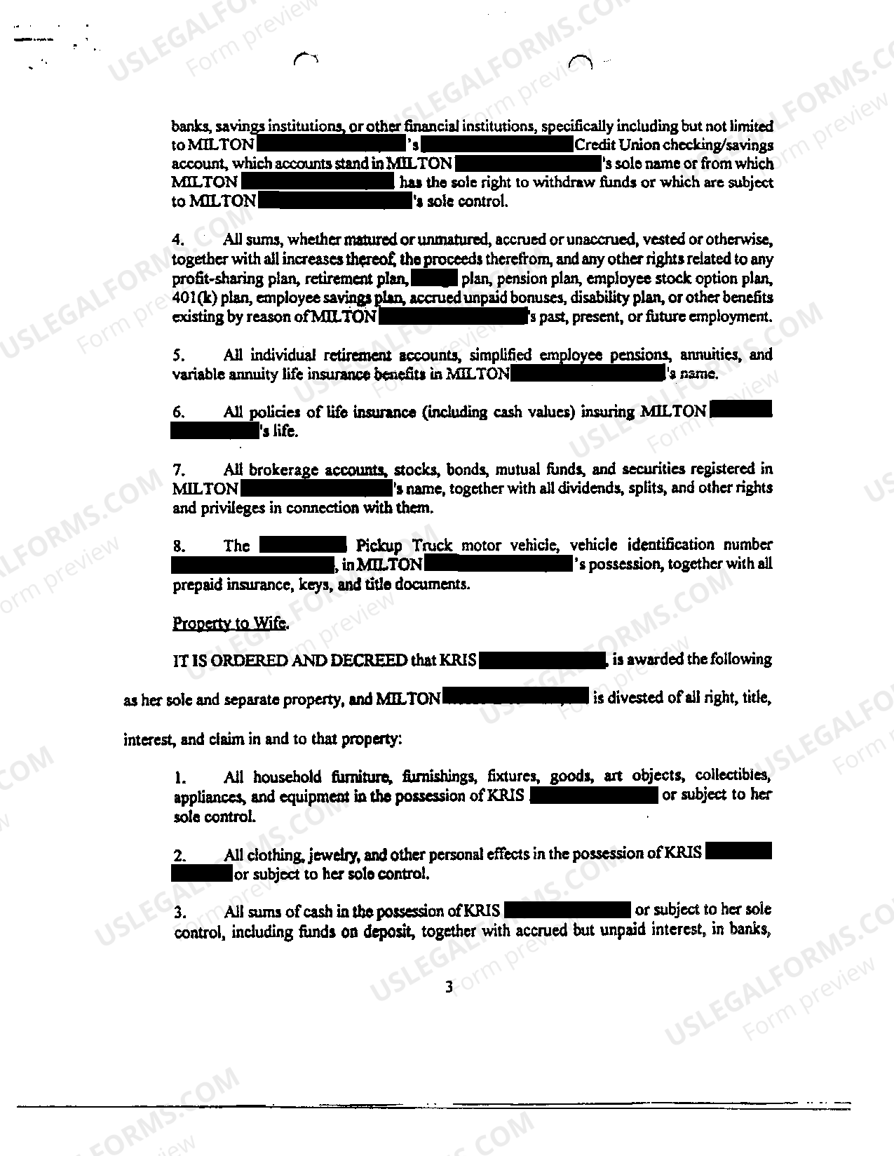 Waco Texas Petition to Partition Community Property - Petition For ...