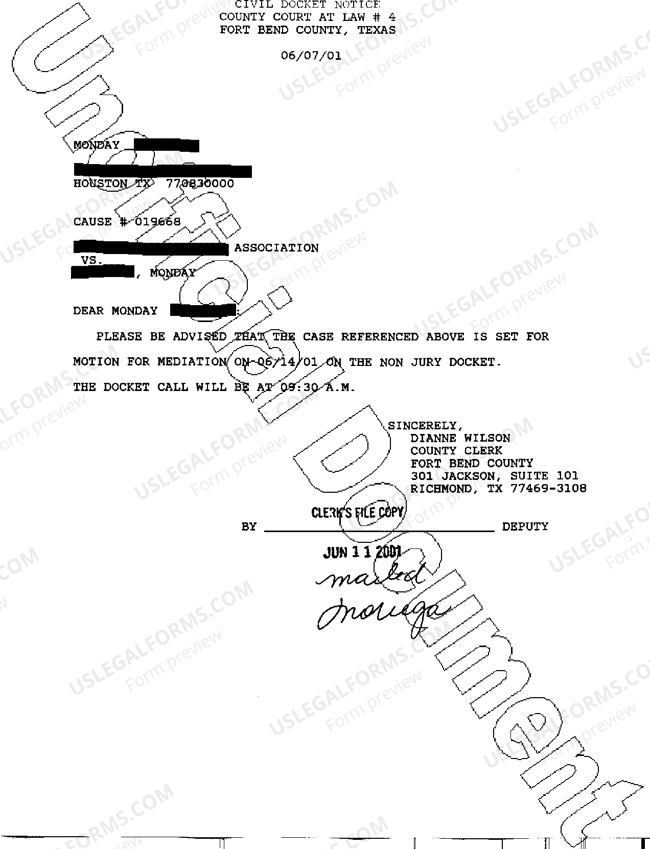 Virginia Petition and Affidavit for Good Cause For Injunction of ...