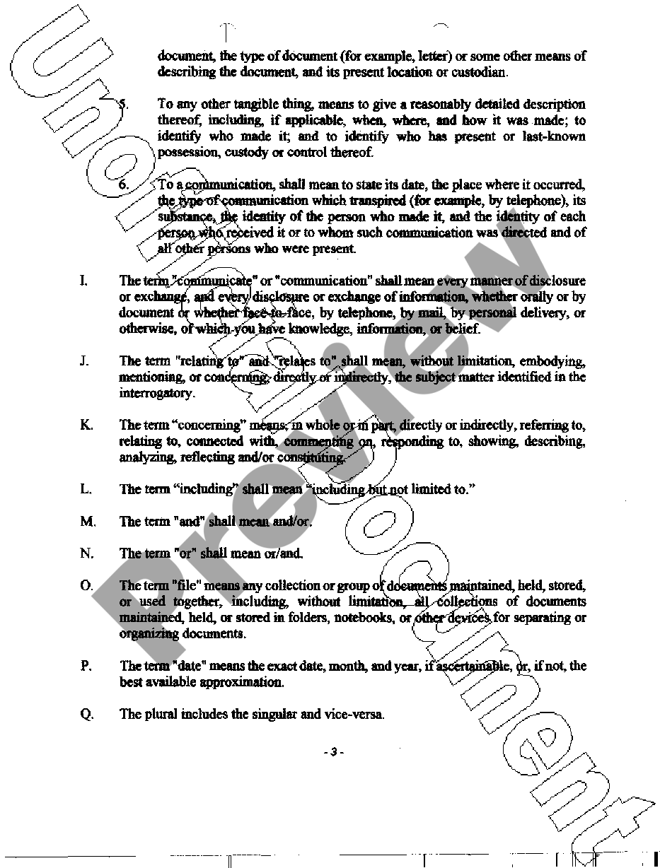 Texas First Set of Interrogatories To Defendant - Defendant's First Set ... Texas First Set of Interrogatories To Defendant - Defendant's First Set ...