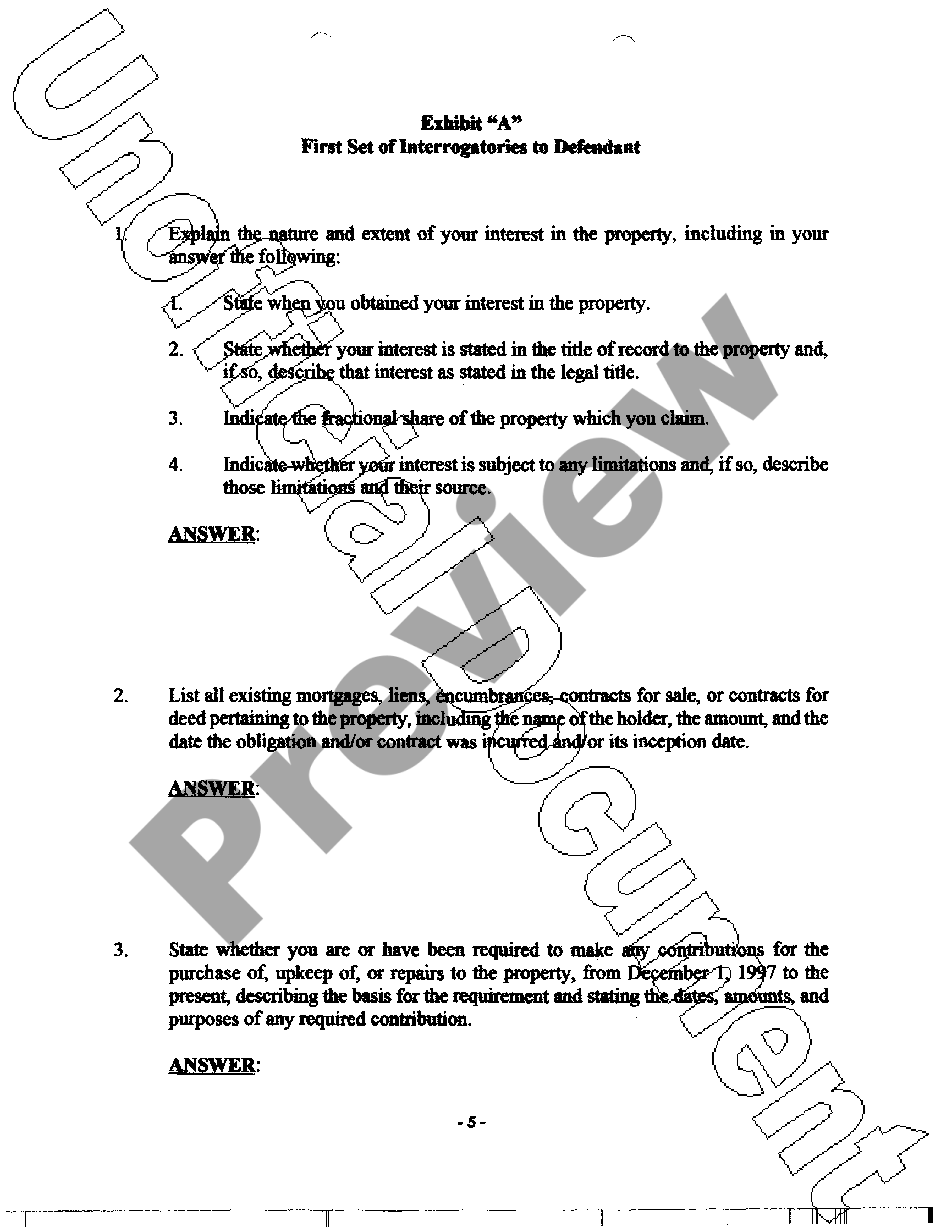 Texas First Set of Interrogatories To Defendant - Defendant's First Set ... Texas First Set of Interrogatories To Defendant - Defendant's First Set ...