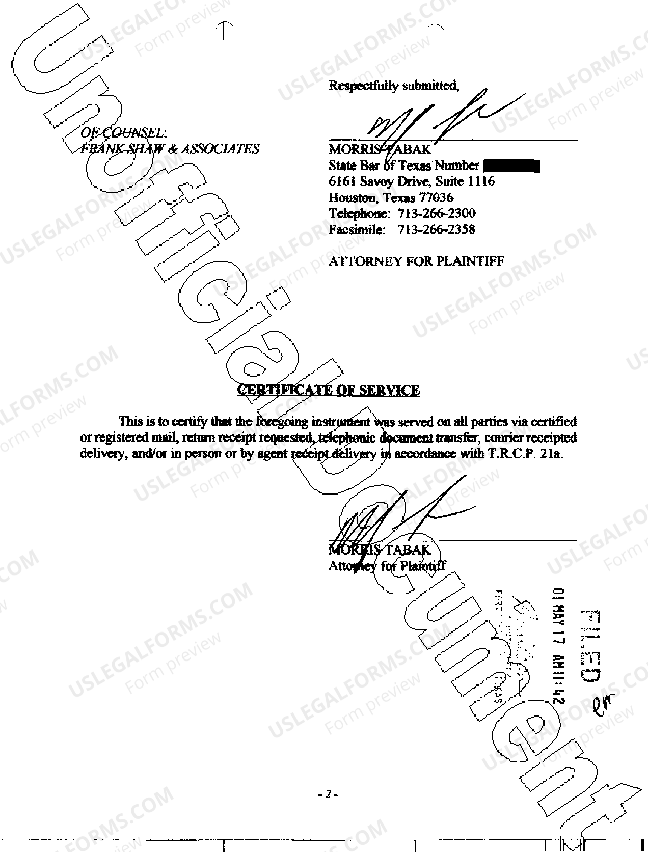 Texas Plaintiffs First Supplemental Response | US Legal Forms