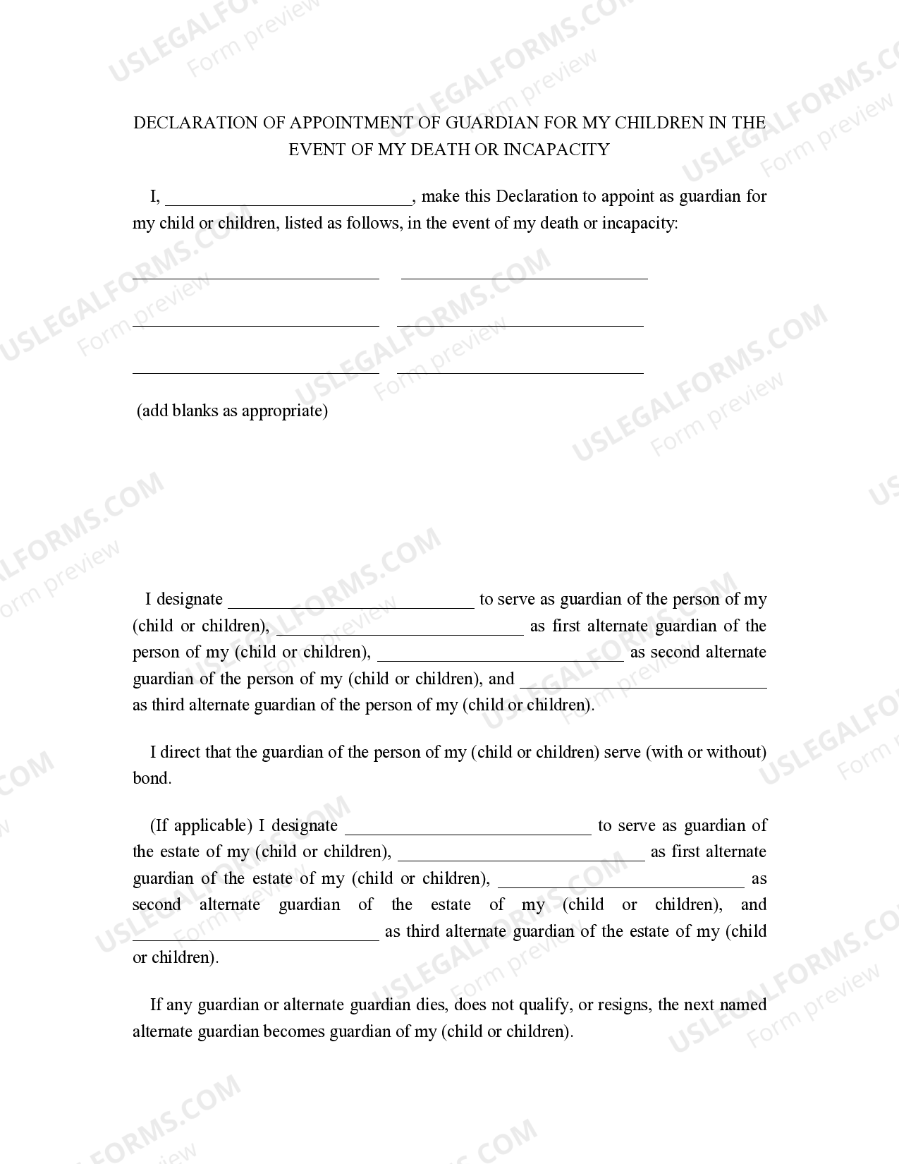 Texas Child Support With Joint Custody | US Legal Forms