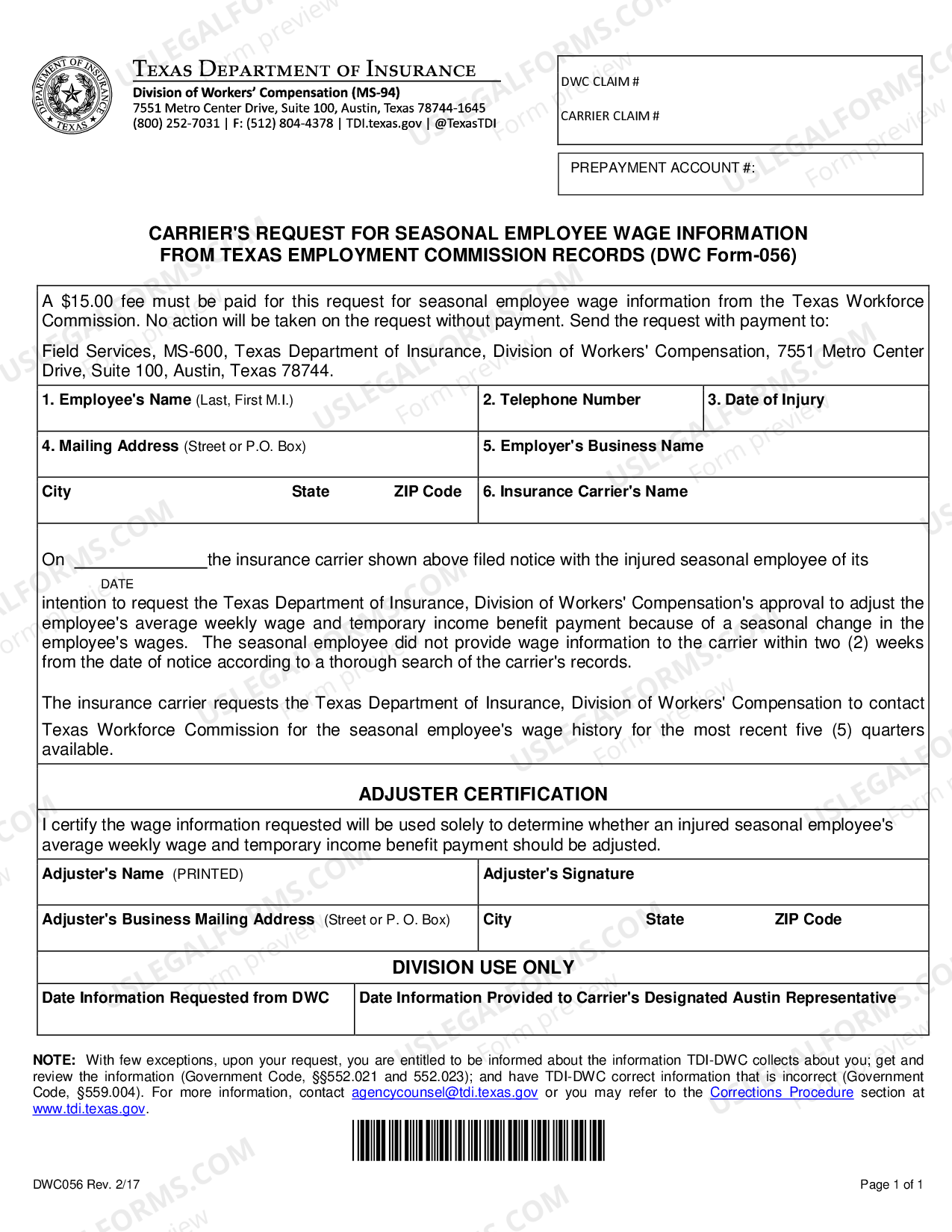 Nevada Temporary Partial Disability Calculation Worksheet | US Legal Forms