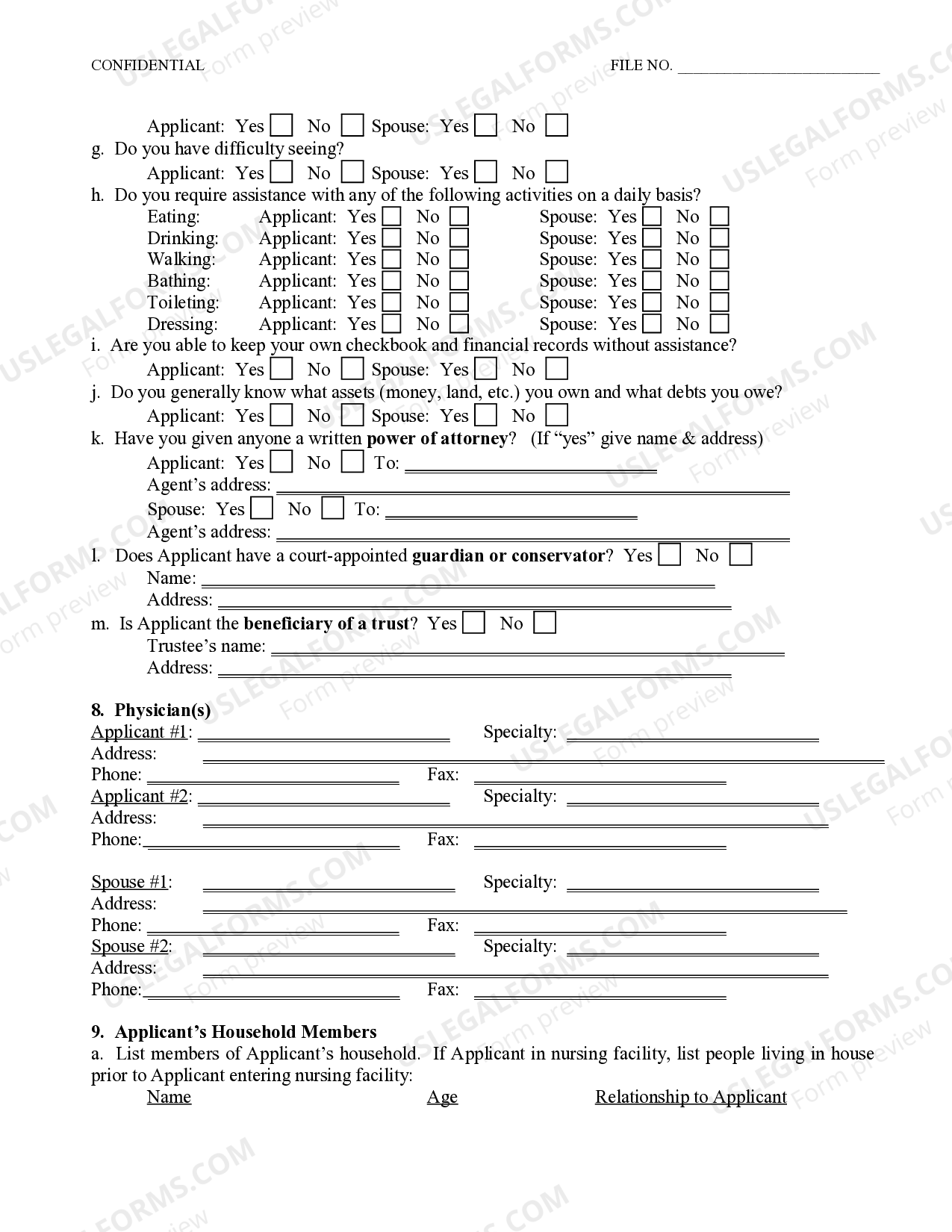 Medicaid Client Intake Form | US Legal Forms