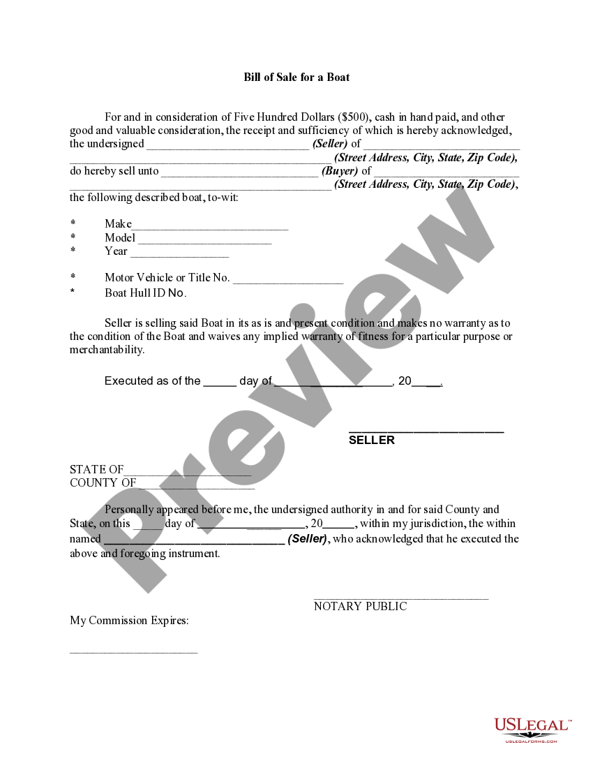 North Dakota Bill Of Sale For A Boat Boat Purchase And Sale Agreement US Legal Forms