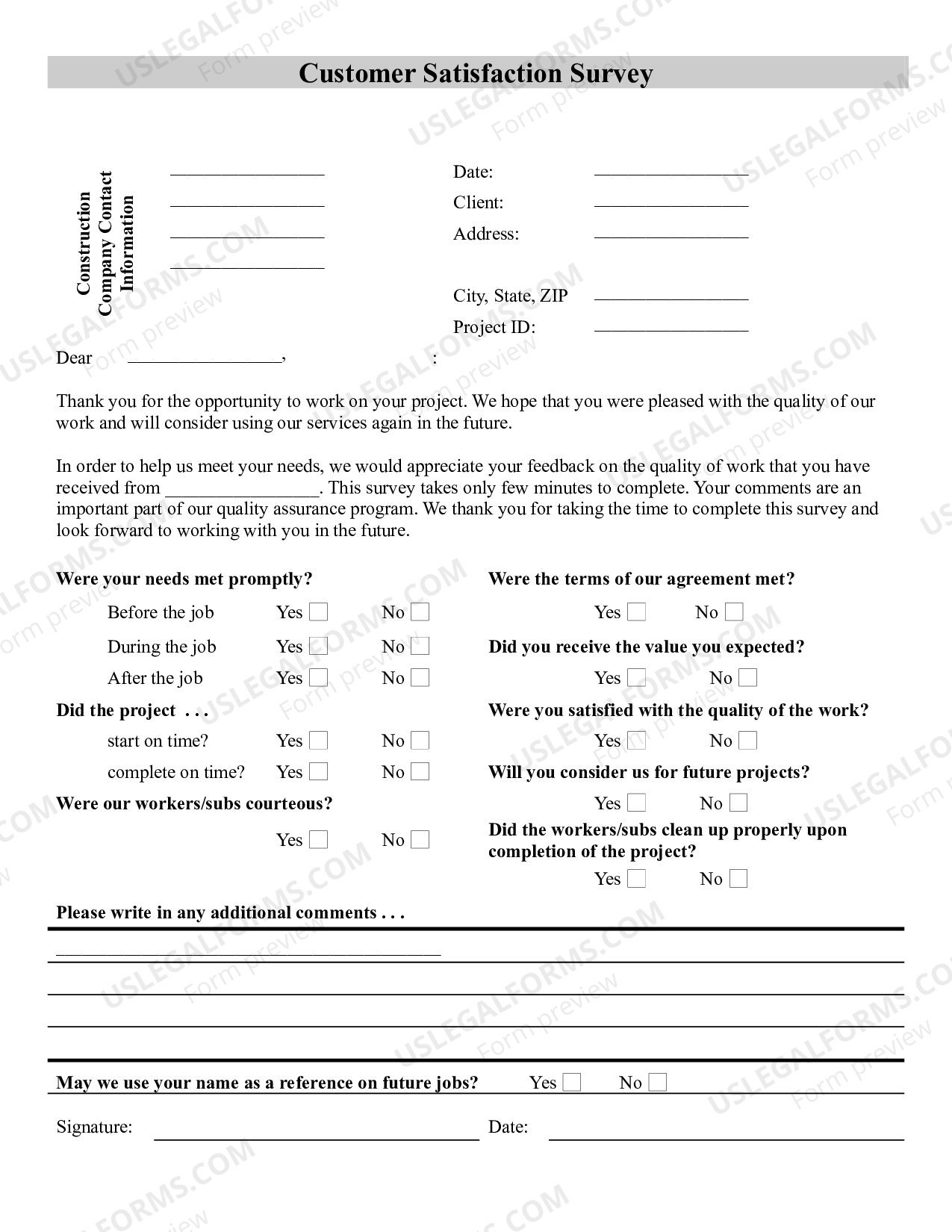 Texas Customer Satisfaction Survey - Customer Satisfaction Survey | US ...