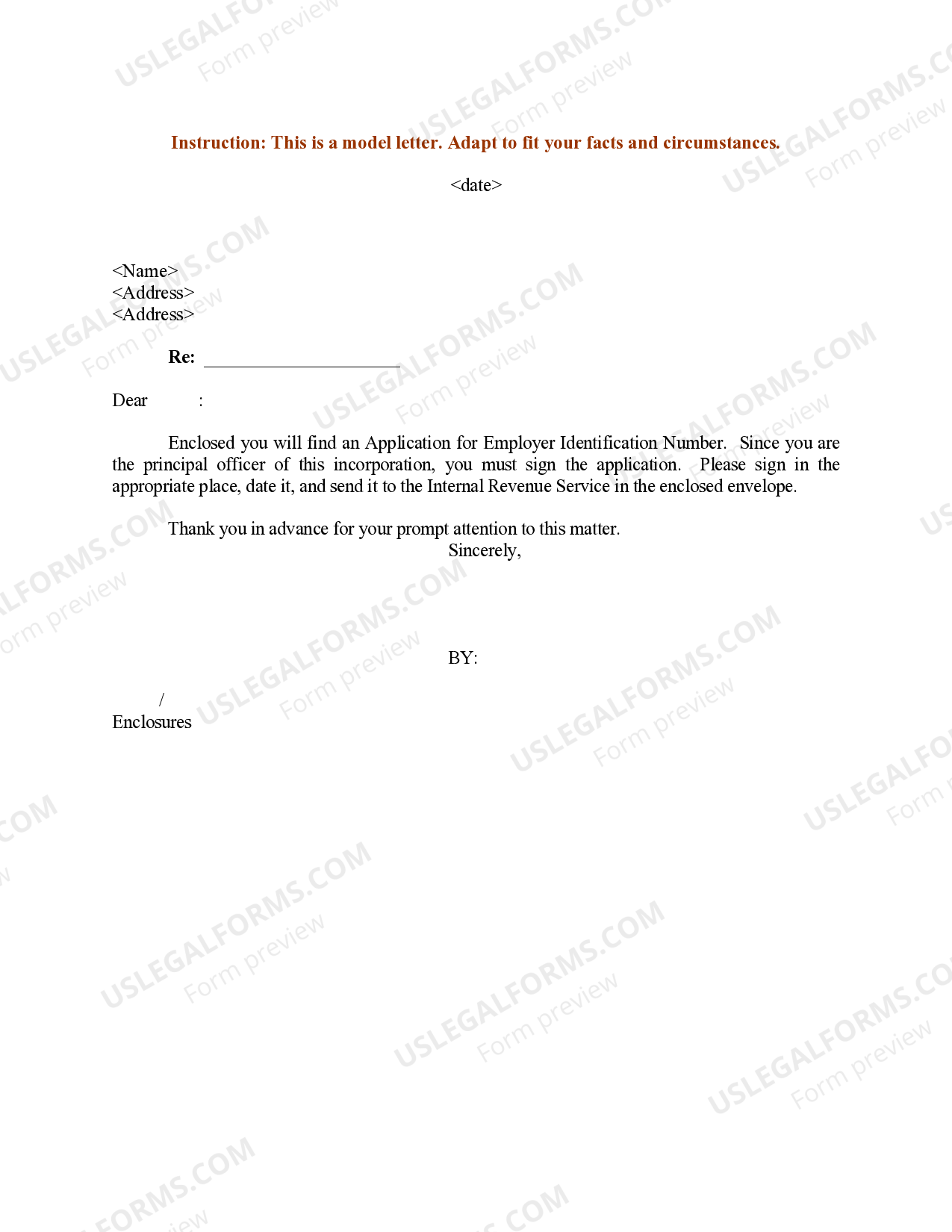 Sample Letter Regarding Application For Employer Identification Number Sample Letter Regarding Application For Employer Identification Number