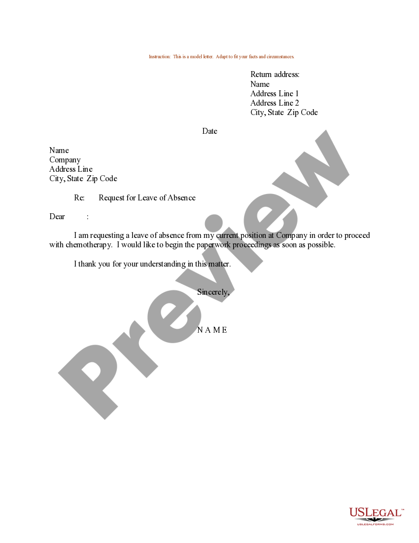 Virginia Leave Of Absence For Medical Reasons US Legal Forms virginia-leave-of-absence-for-medical-reasons-us-legal-forms