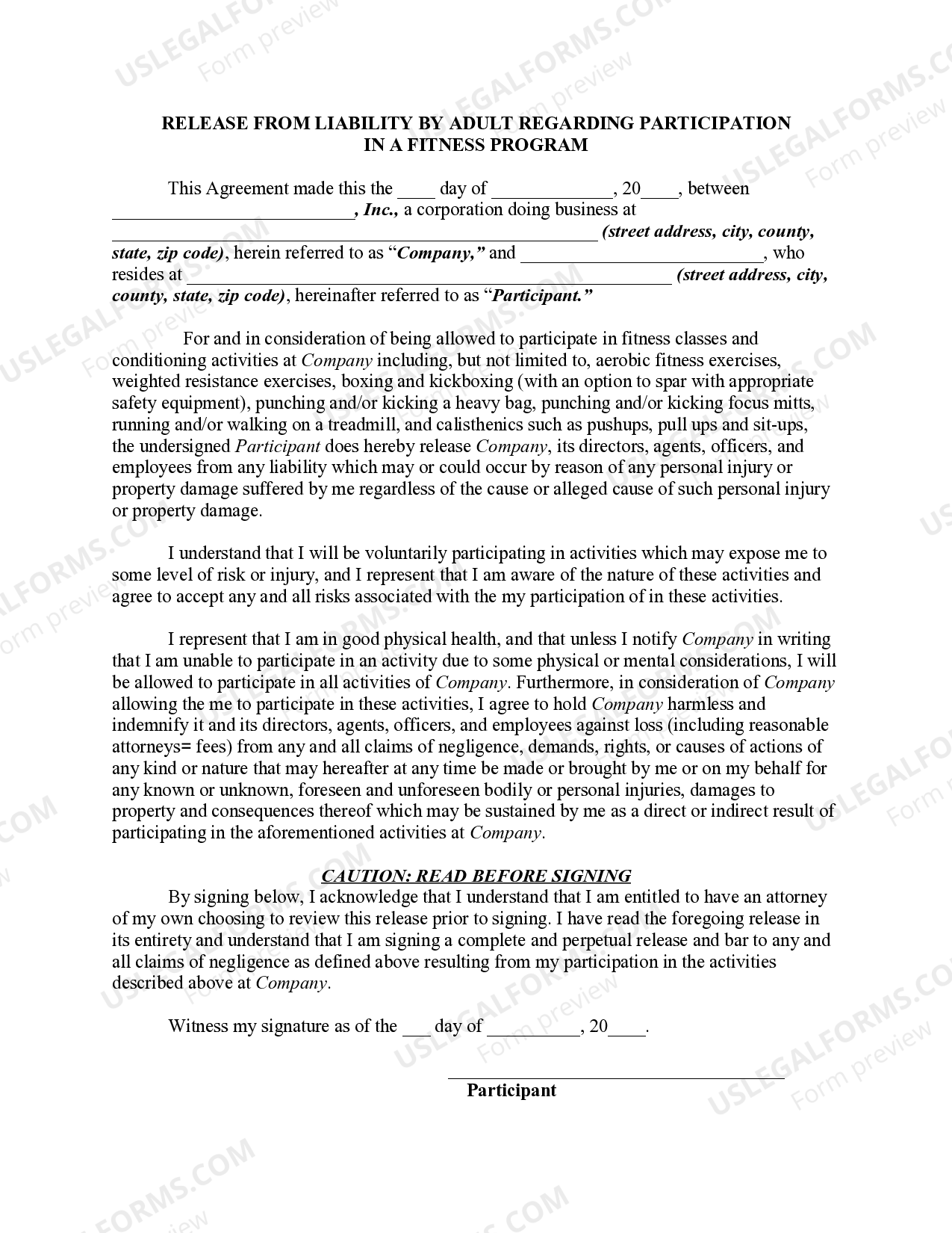 Montana Liability Waiver for Yoga Teachers - Liability Waivers For Yoga ...