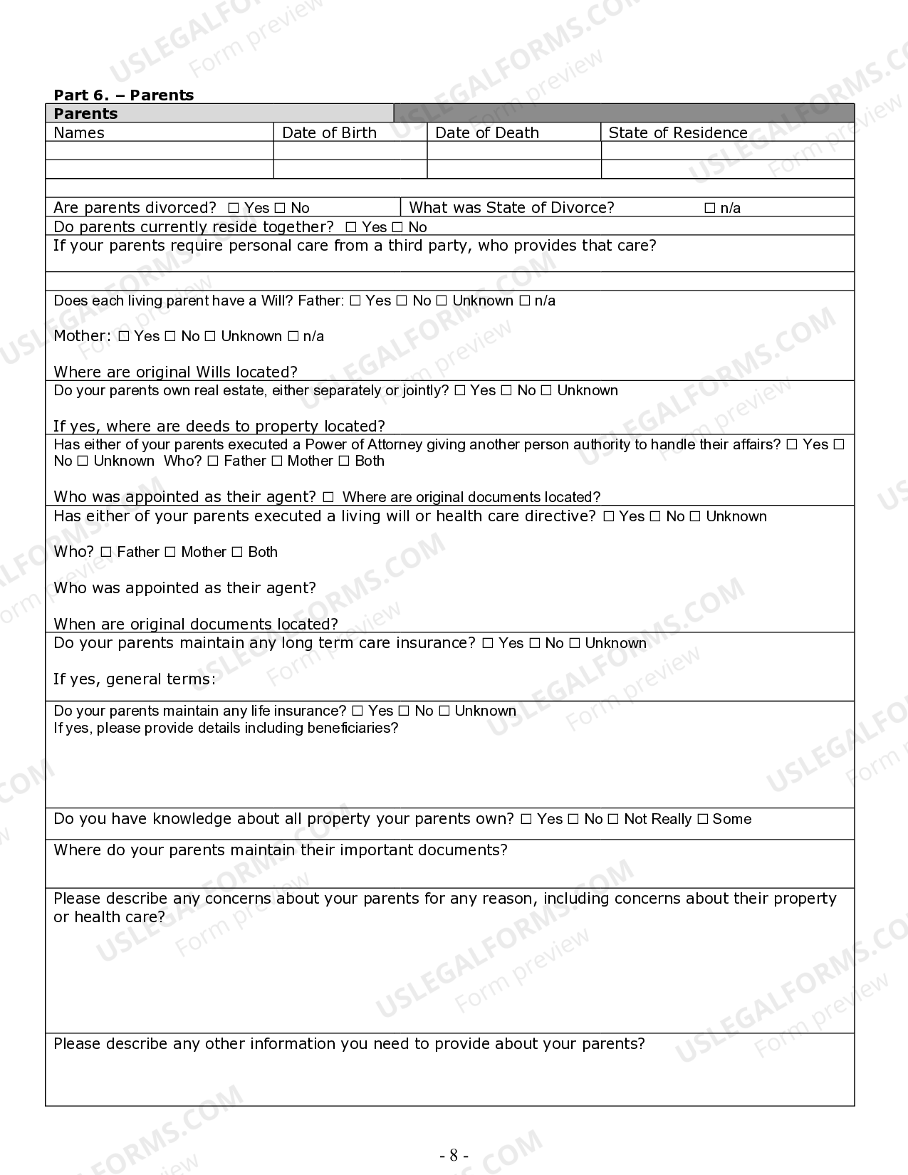 Legal Checkup | US Legal Forms