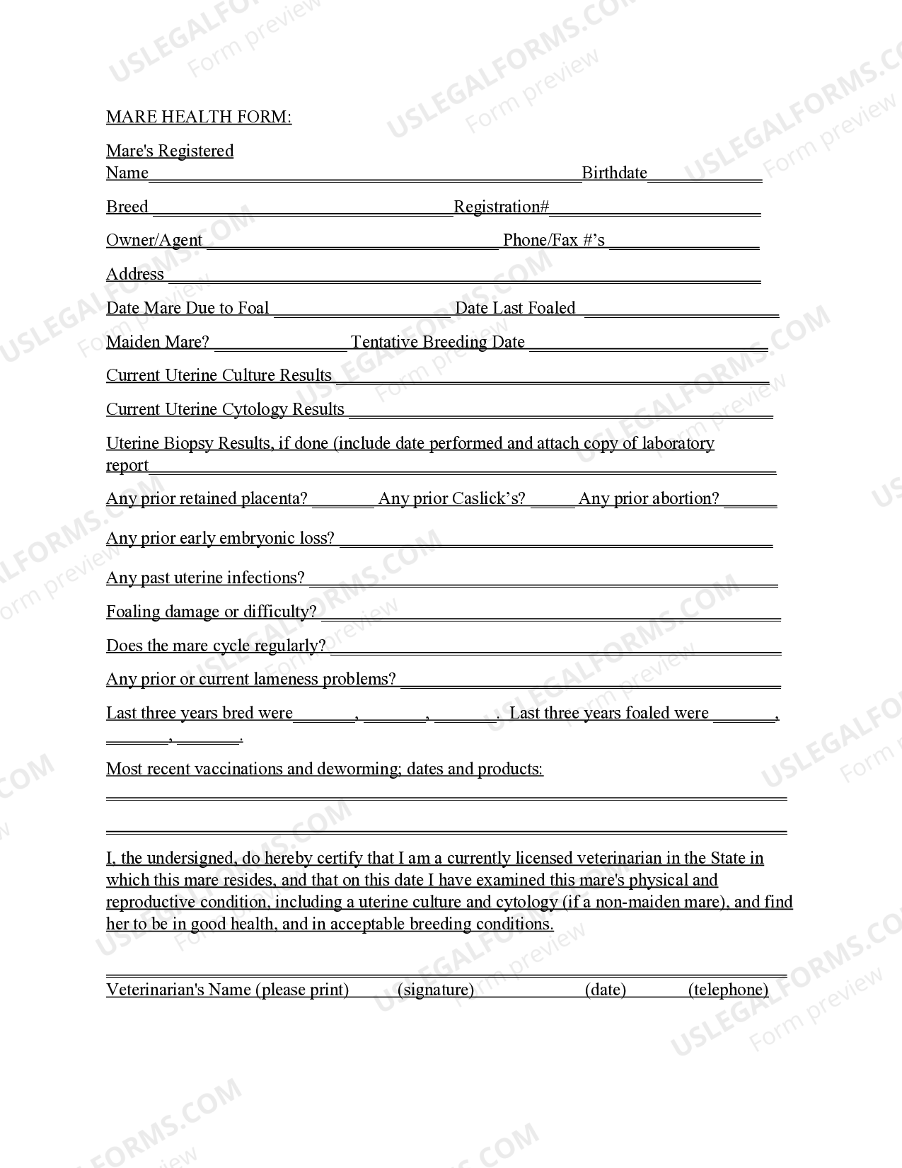 Breeding Contract - Frozen Semen | US Legal Forms