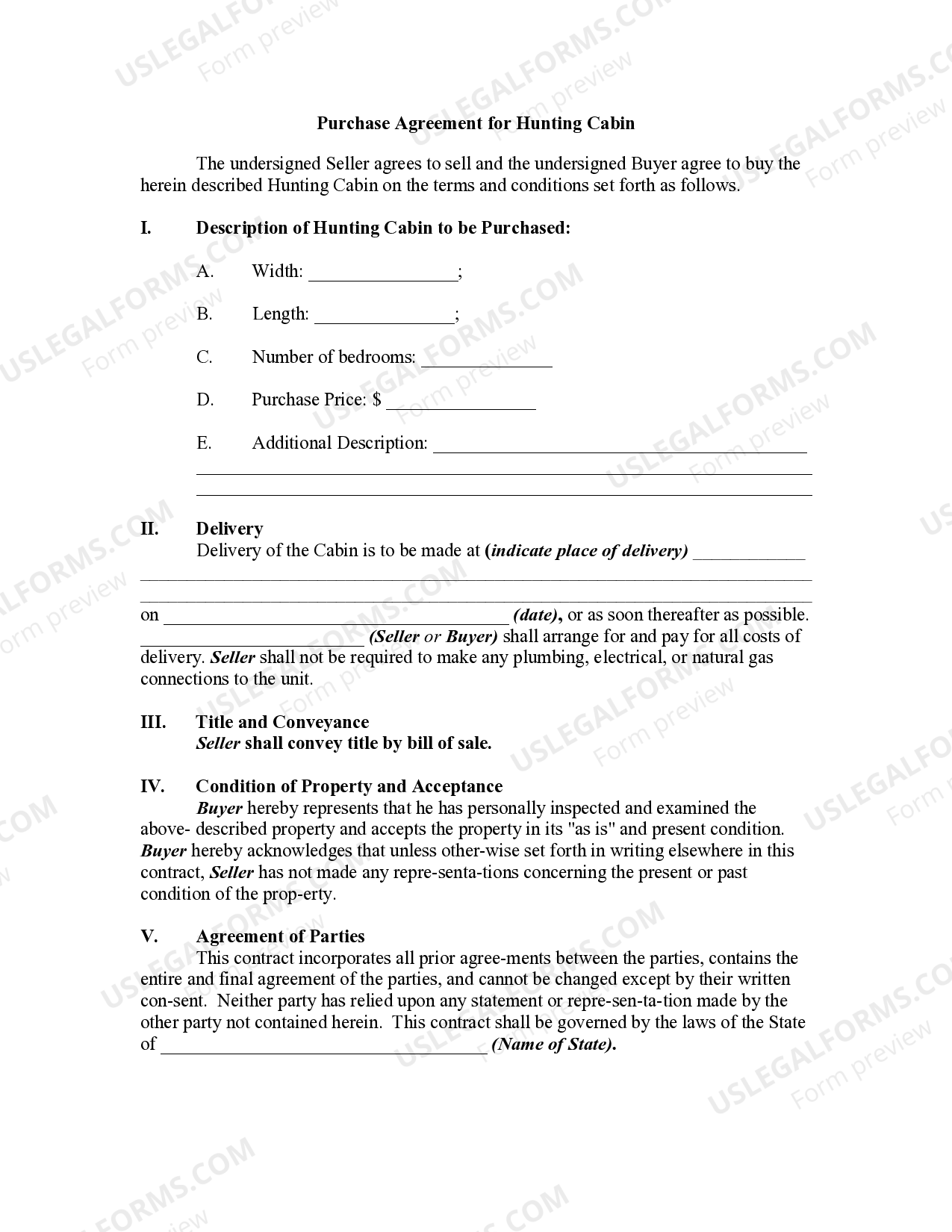 Property Transfer Agreement Template
