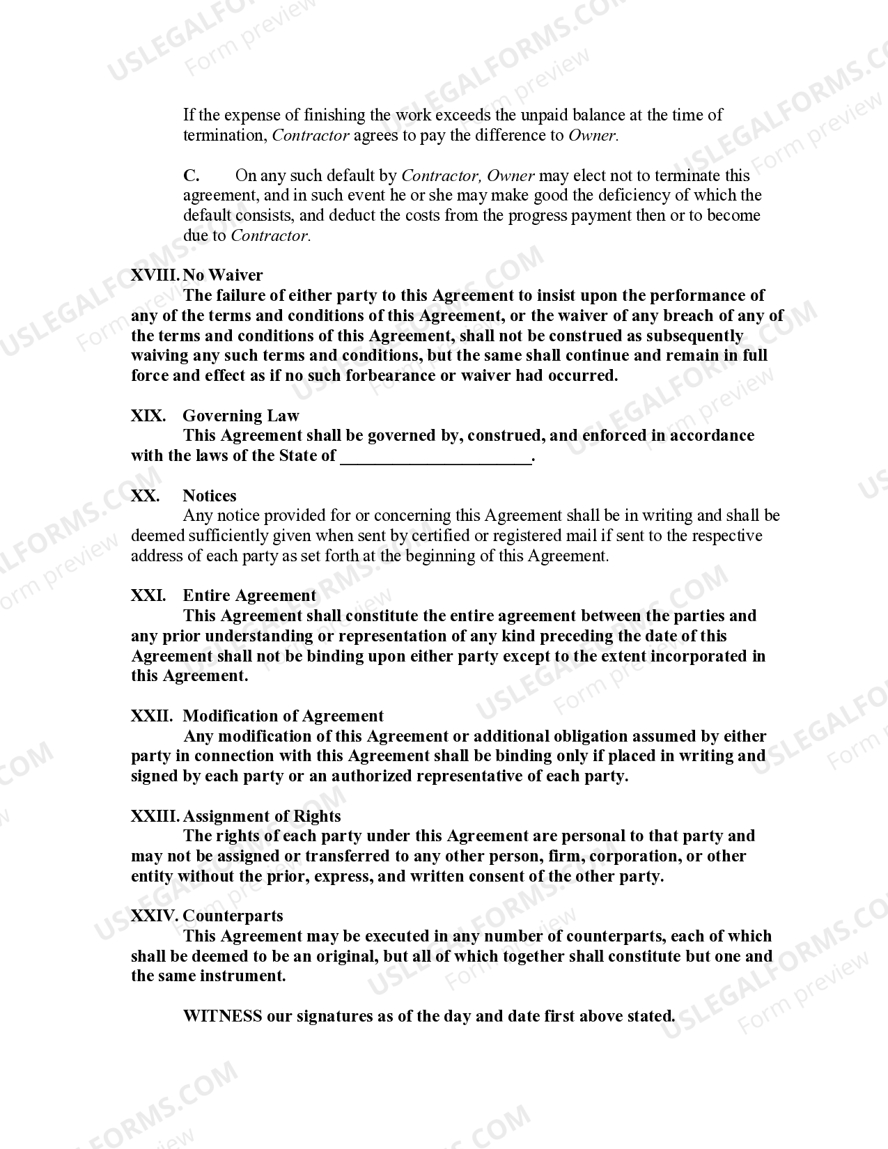 Utah Contract for Construction of a Commercial Building - Commercial ...