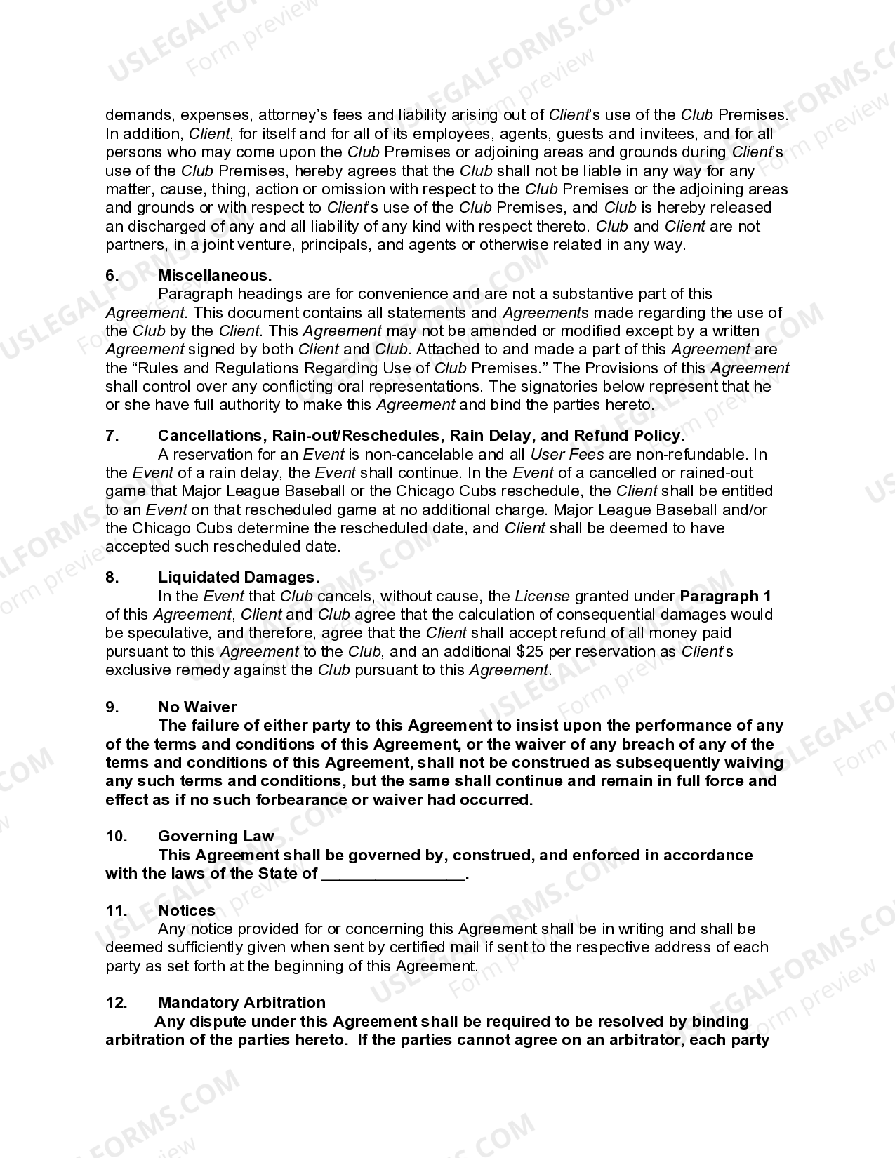 Mississippi Rooftop and Stadium Club License Agreement - Rooftop ...