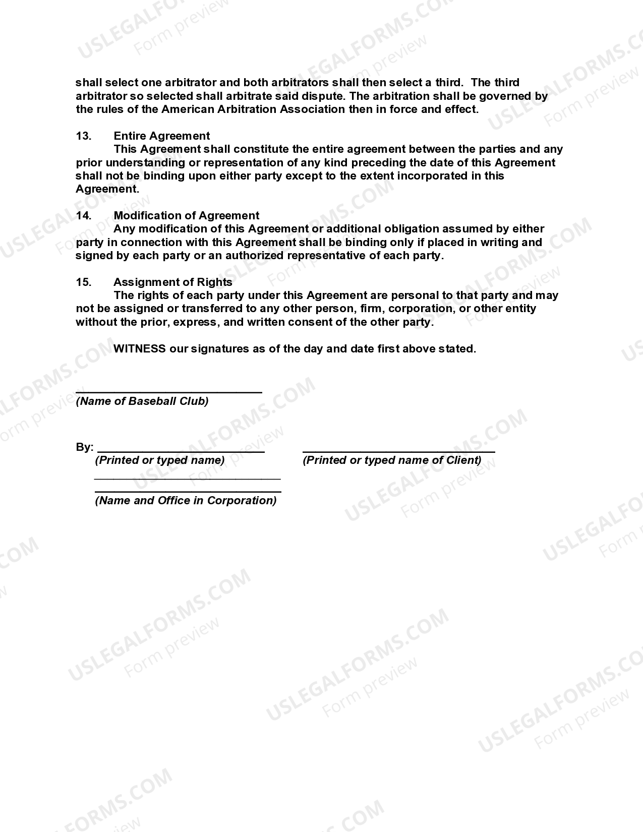South Dakota Rooftop and Stadium Club License Agreement | US Legal Forms