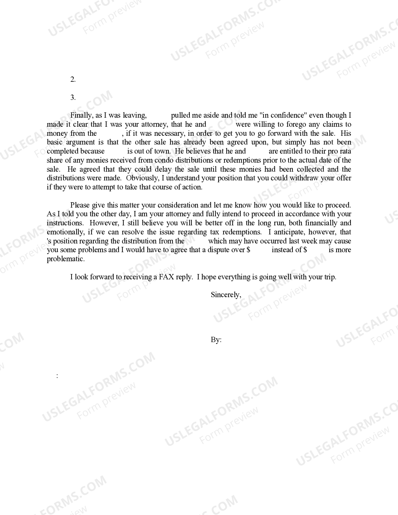 Sample Letter to Client concerning Stock Transfer - Client Transfer ...