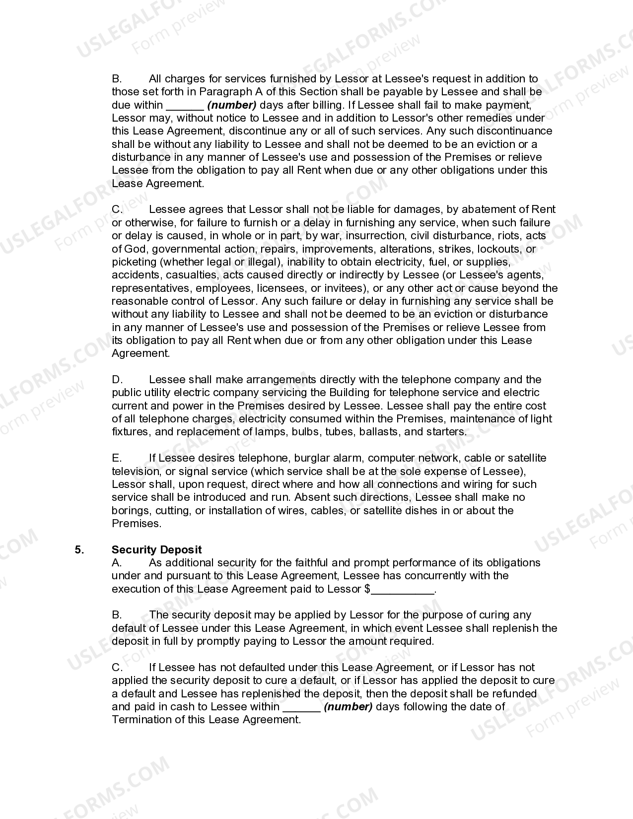 Detailed Office Space Lease with Lessee to Pay Pro - Commercial Pro ...