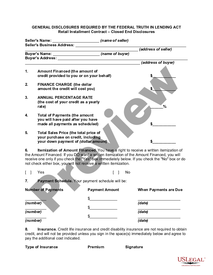 Virginia General Disclosures Required By The Federal Truth In Lending ... Virginia General Disclosures Required By The Federal Truth In Lending ...