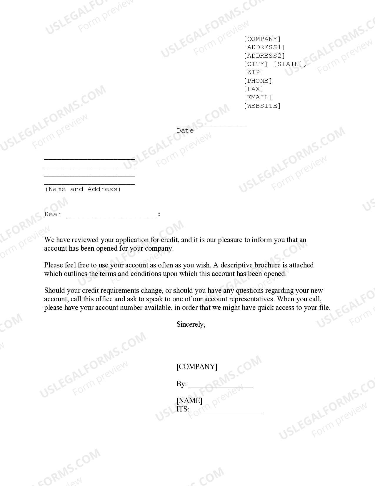 Company Credit Card Approval Letter - Approval Letter Download | US ...