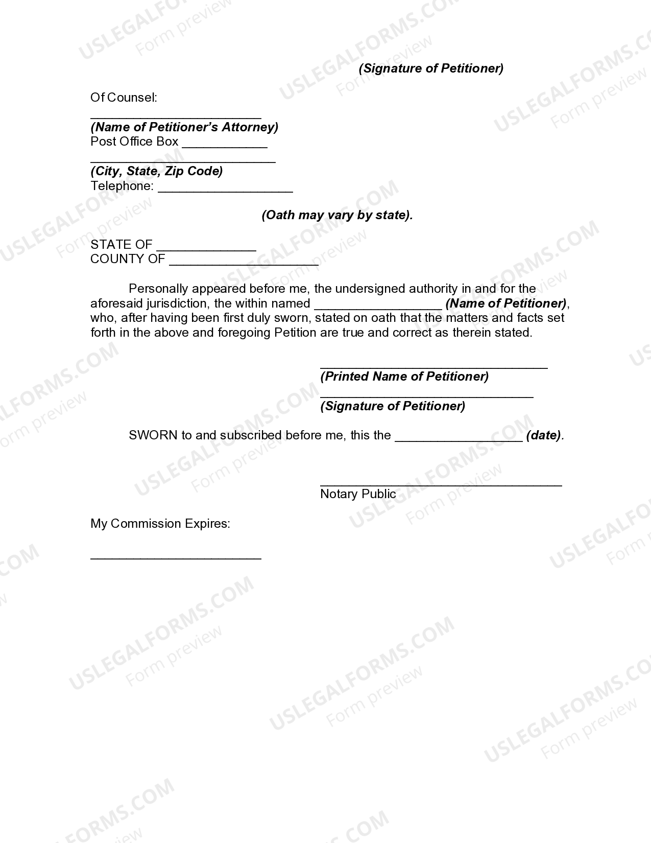 Petition to Determine Distribution Rights of the Assets of a Decedent ...