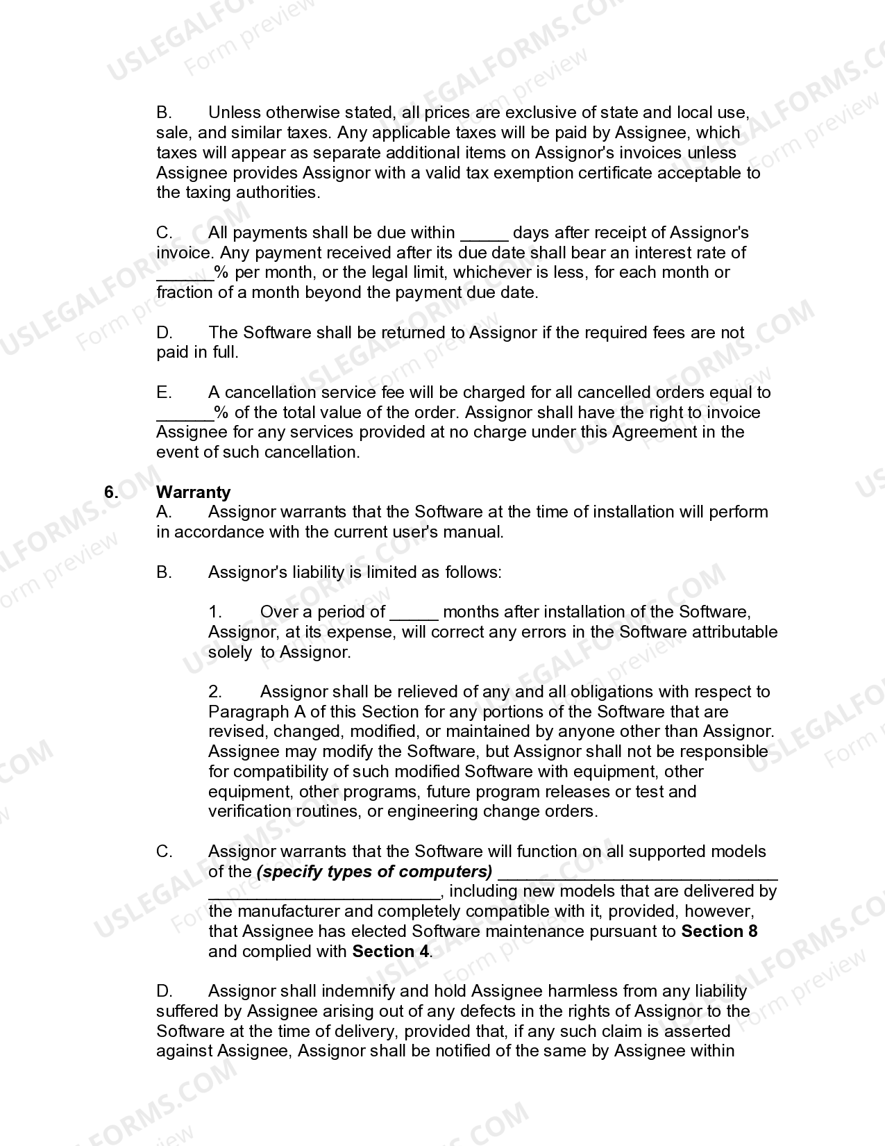 Rhode Island Assignment of Rights in Computer Software - Assignment ...